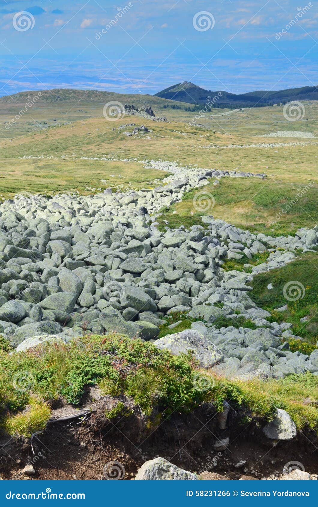 Vitosha mountain stock photo. Image of landscape, paths - 58231266