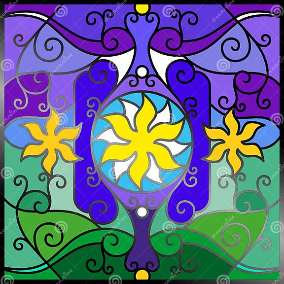 Vitr_Uzor-3_quard ilustración del vector. Ilustración de color - 65851267