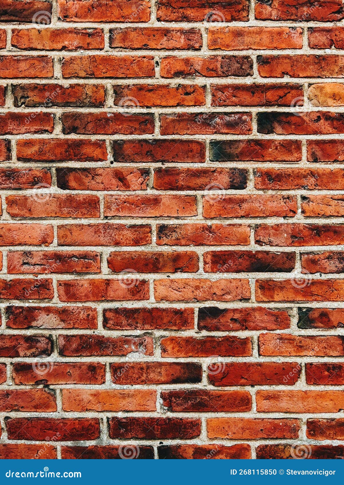 Vitrified Rustic Brick Wall Tile Pattern As Background. Scandinavian ...