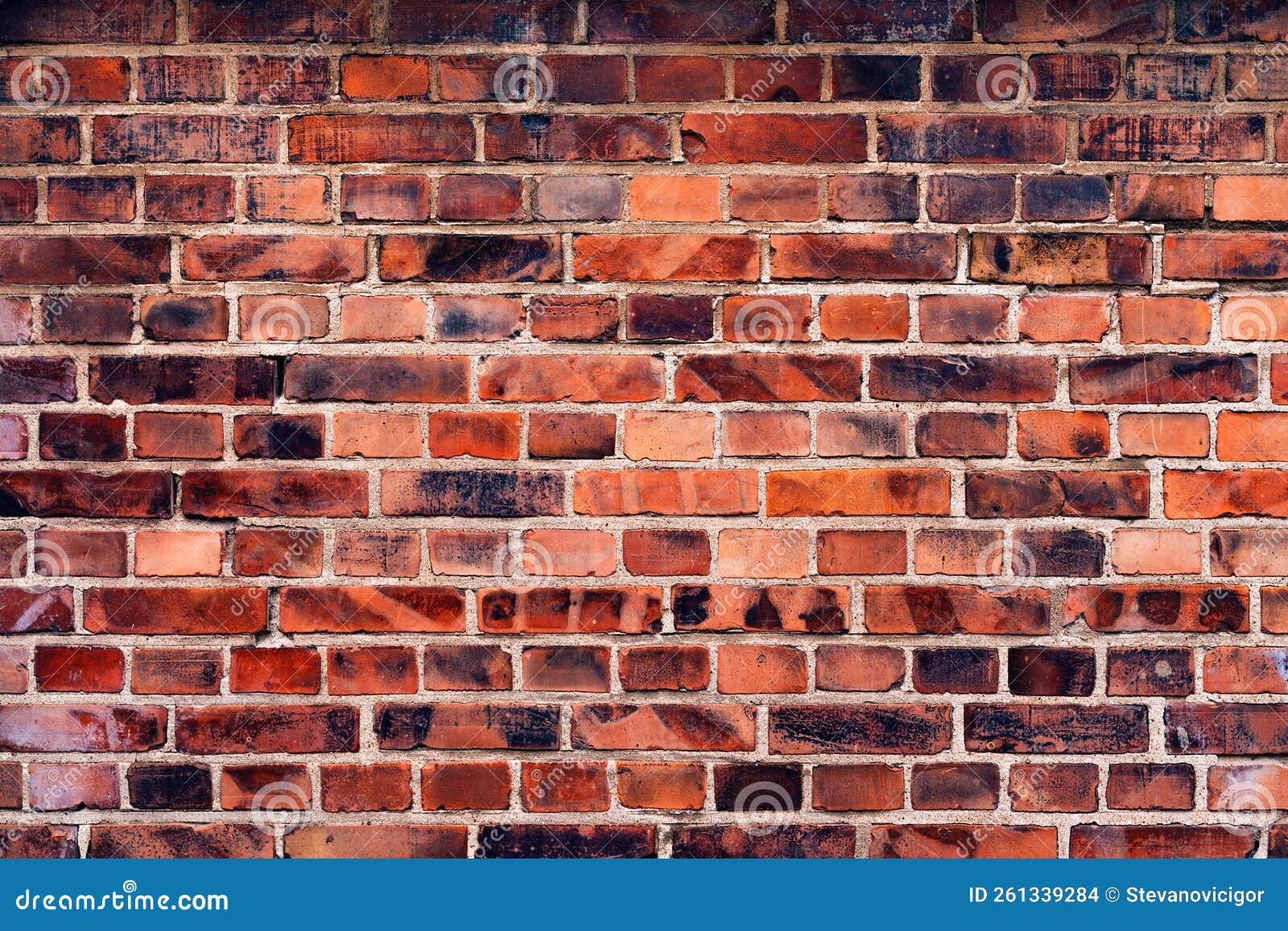 Vitrified Rustic Clinker Brick Wall Tile Pattern Stock Photography ...