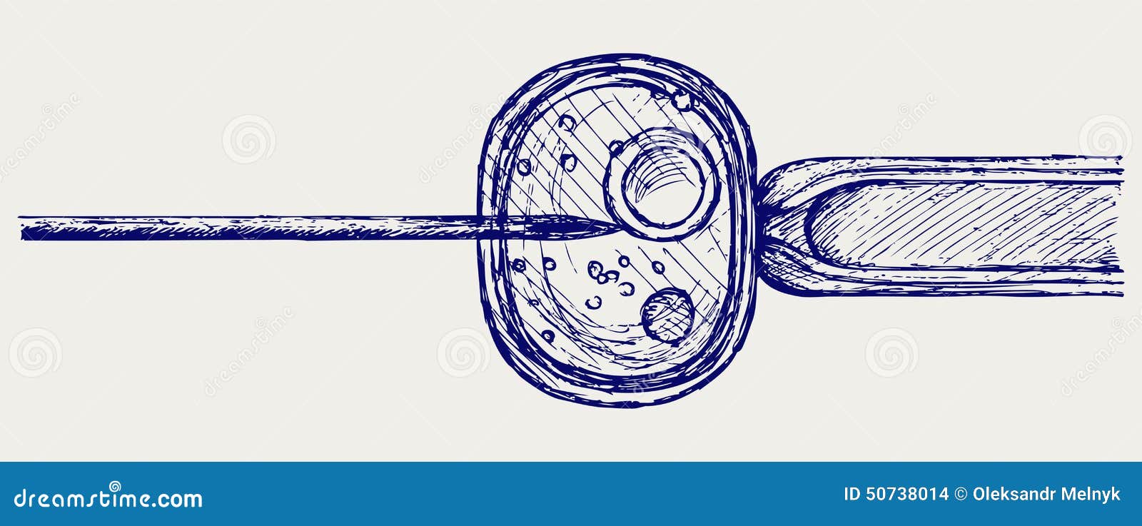 In vitro fertilisation stock vector. Illustration of molecule - 50738014