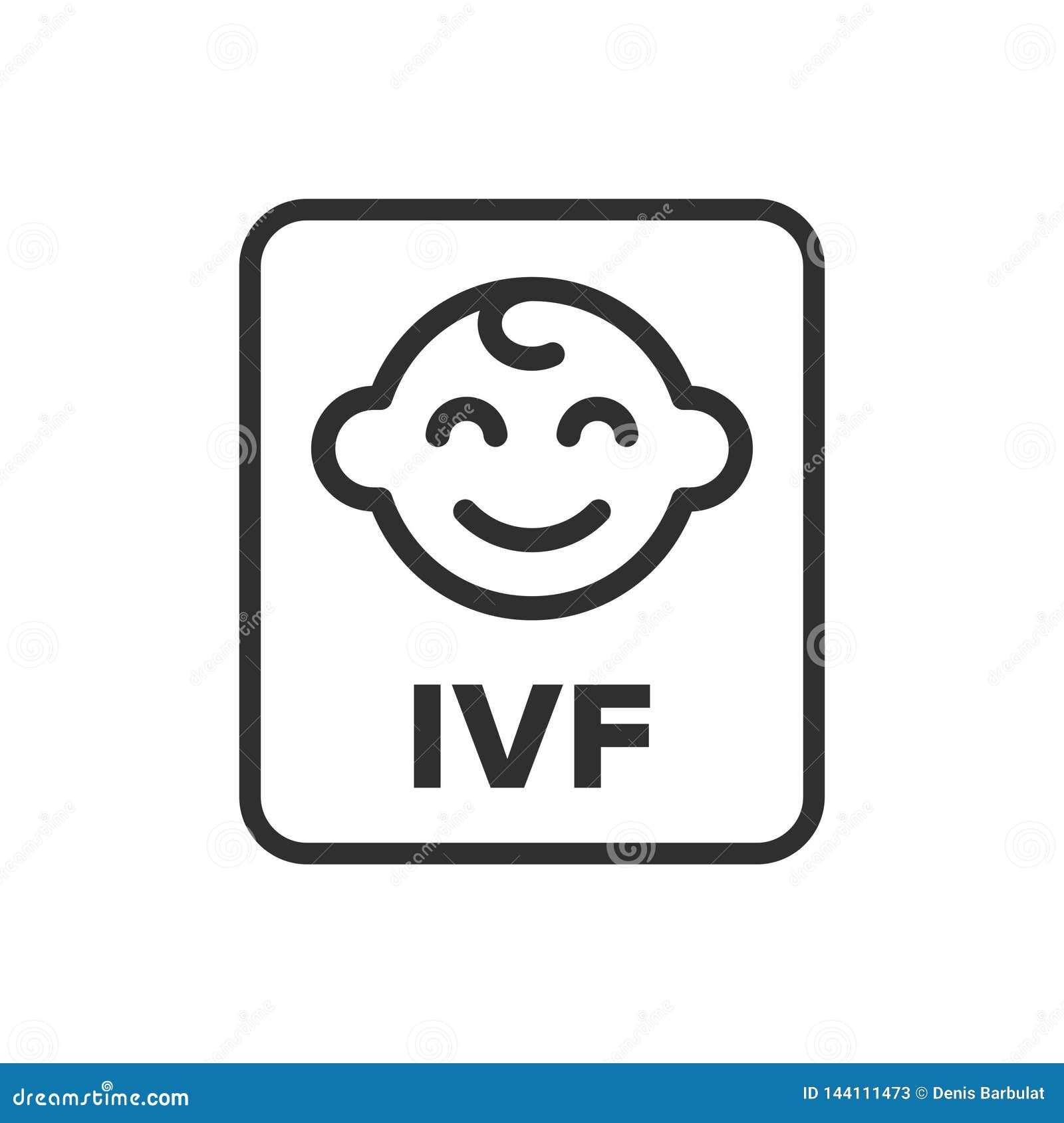 In Vitro Fertilisation Symbol Stock Vector - Illustration of symbol ...