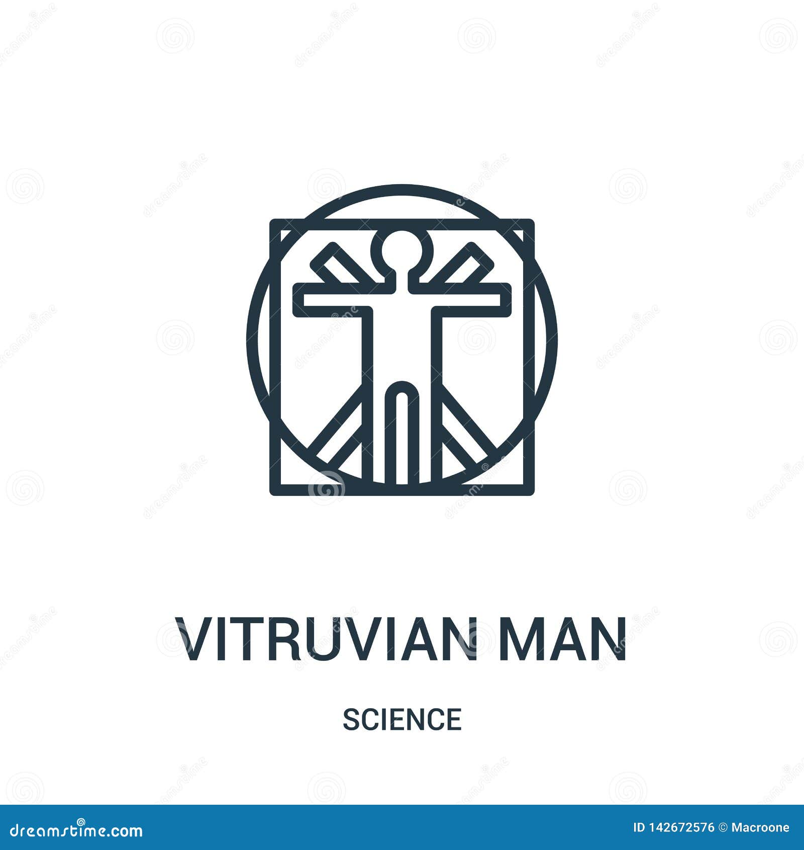 Vitruvian Man Icon Vector From History Collection. Thin Line Vitruvian ... Vitruvian Man Icon Vector From History Collection. Thin Line Vitruvian ...