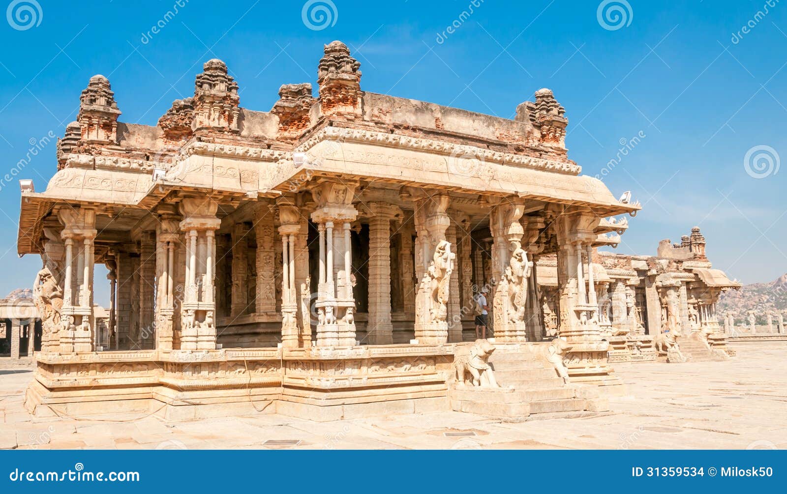 Vittala Temple stock photo. Image of hampi, history, vittala - 31359534