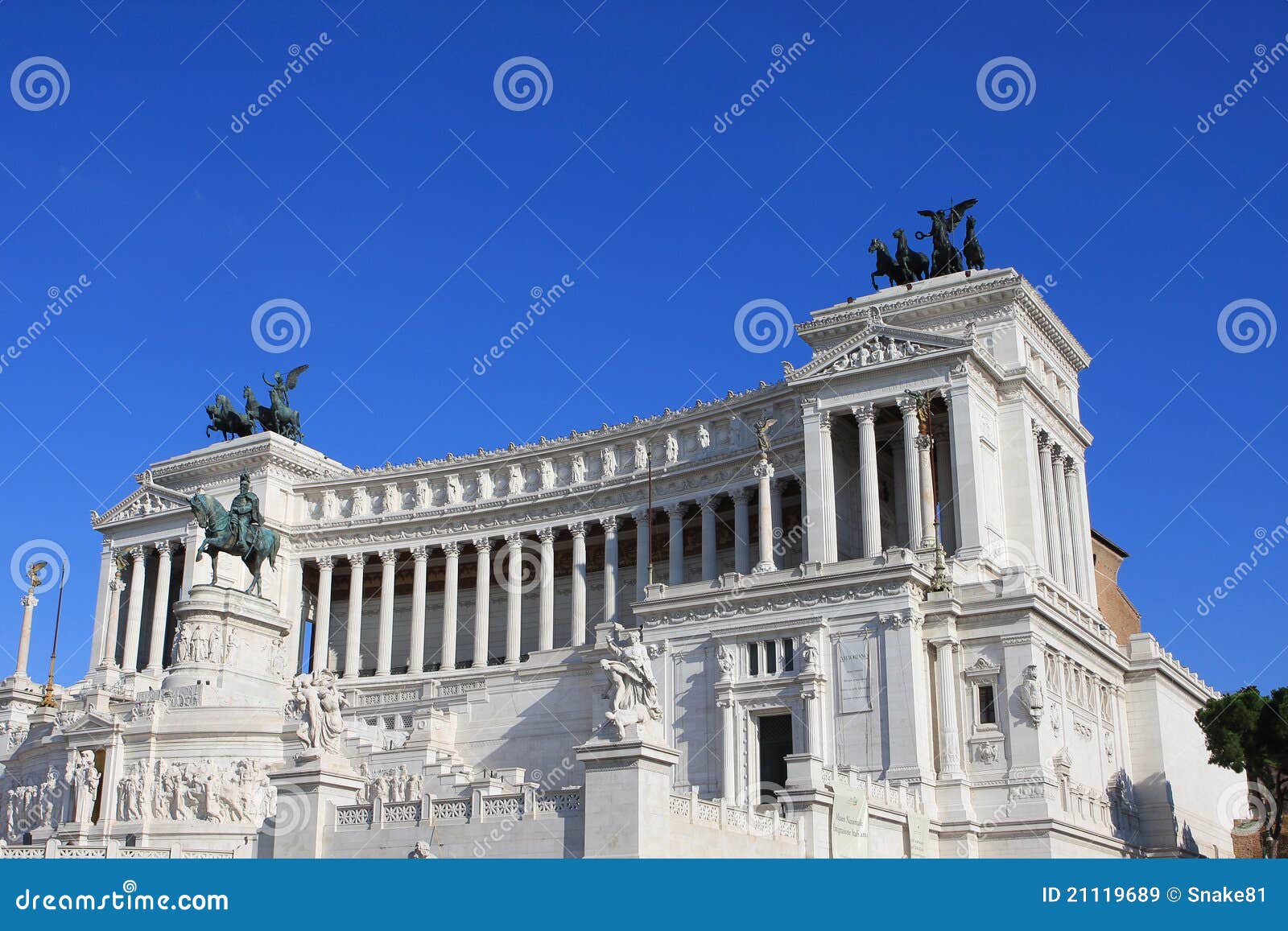 Vittoriano, Rome stock image. Image of altare, white - 21119689