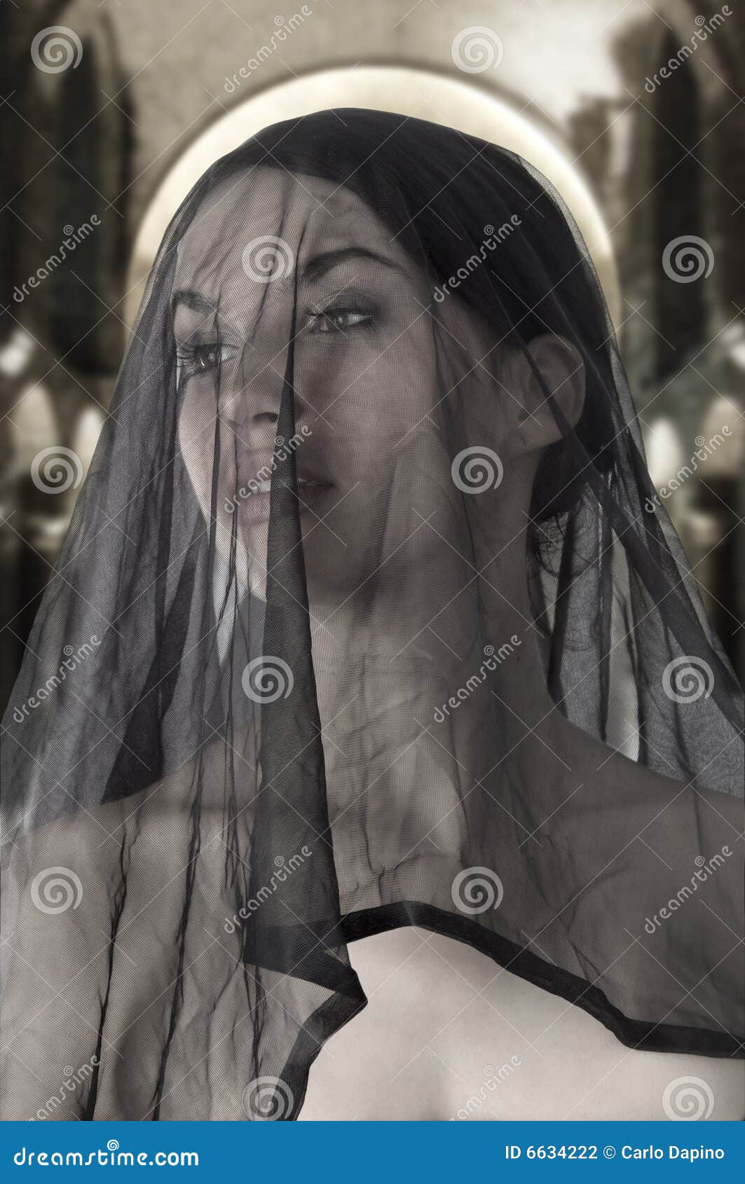 Viuda de Sicilia foto de archivo. Imagen de magia, traje - 6634222