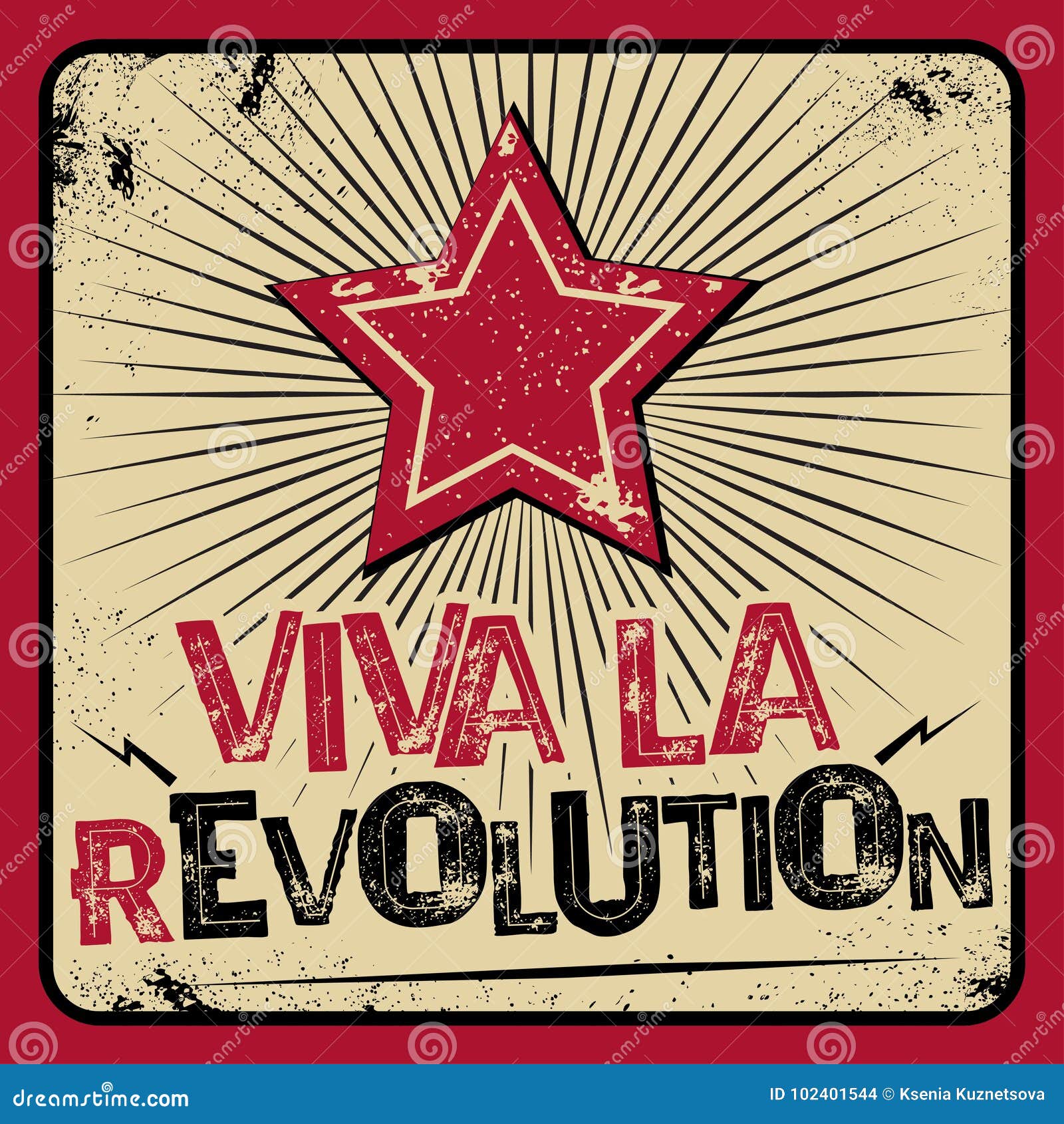 Revolution Poster Man Holding Blank Flag Vector Illustration ... Revolution Poster Man Holding Blank Flag Vector Illustration ...
