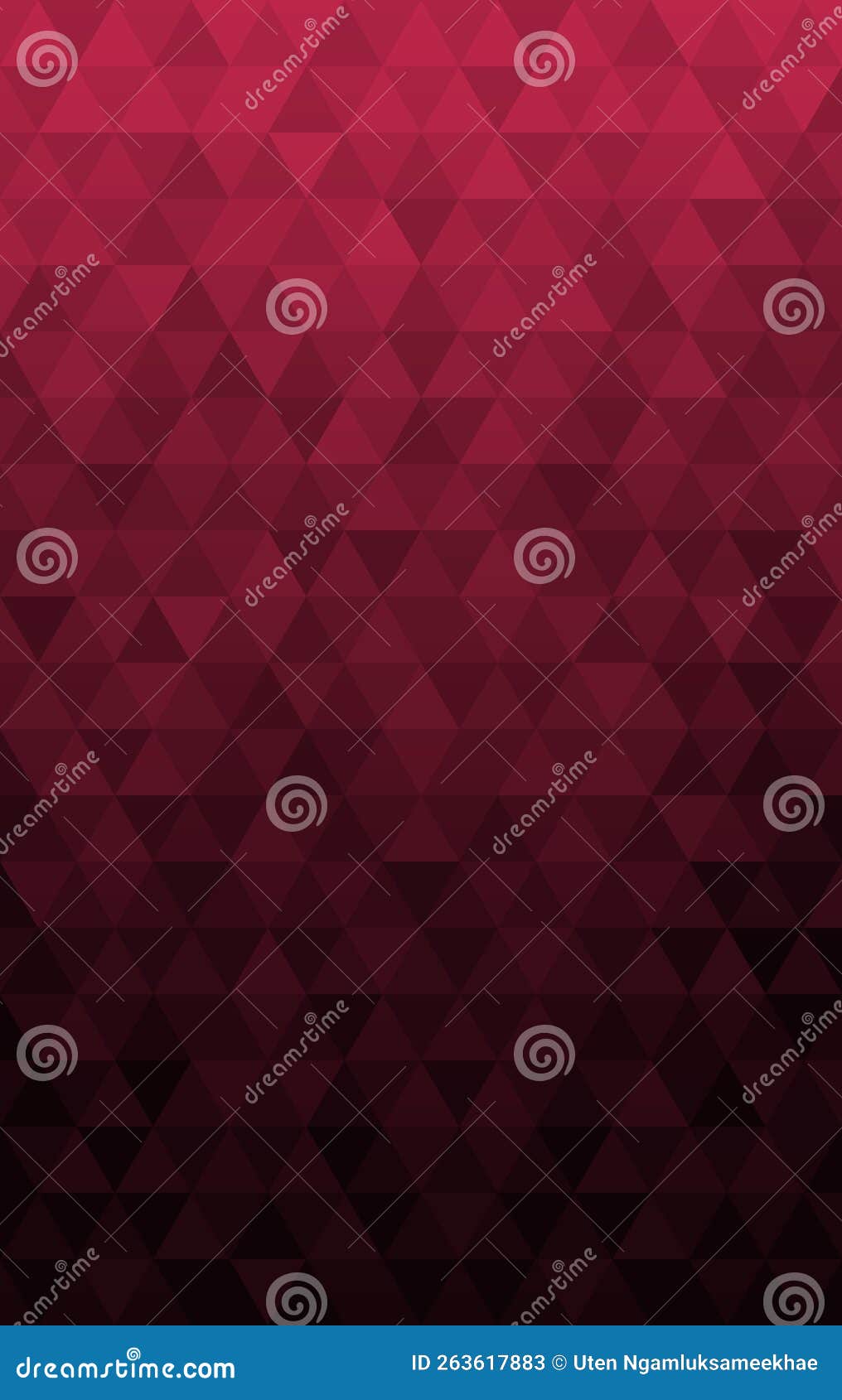 Viva Magenta Gradient Mosaic Triangle Background V1 Stock Vector ...
