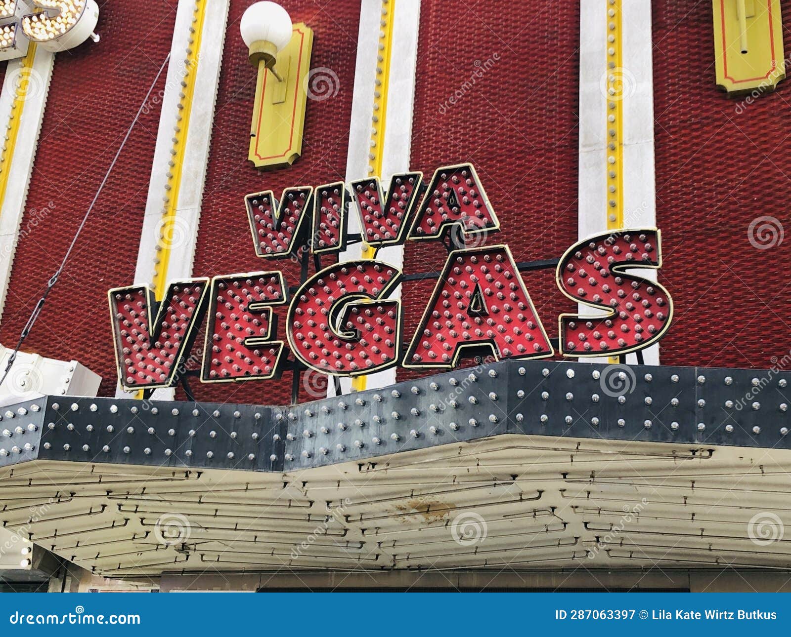 Viva Las Vegas Sign At The Fremont Street Experience In Las Vegas ...