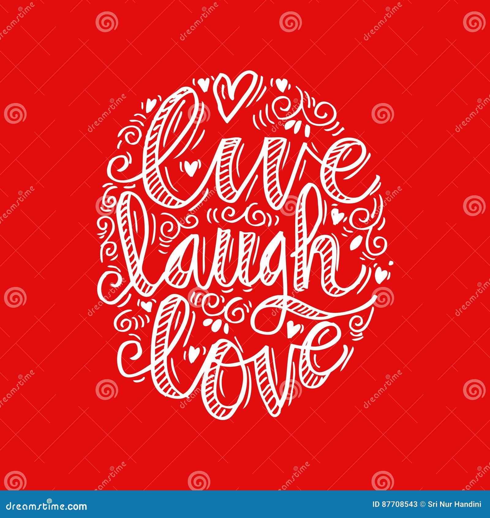 Vive el amor de la risa stock de ilustración. Ilustración de risa ...