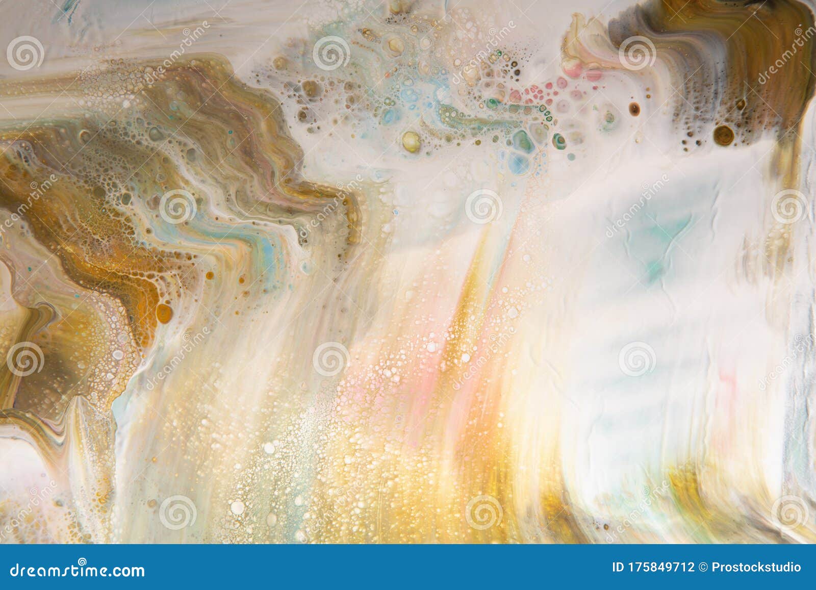 Vivid Abstract Art Fluid Painting. Marbleized Effect Stock Photo ...