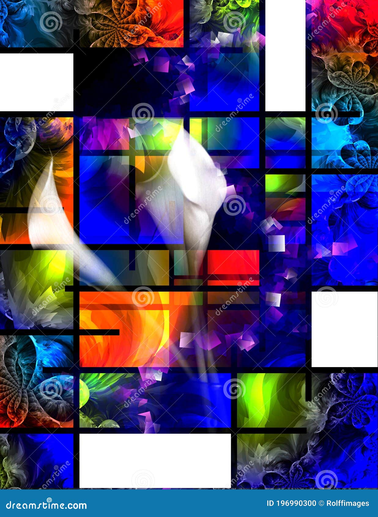 Vivid Abstract Painting Royalty-Free Stock Photo | CartoonDealer.com ...