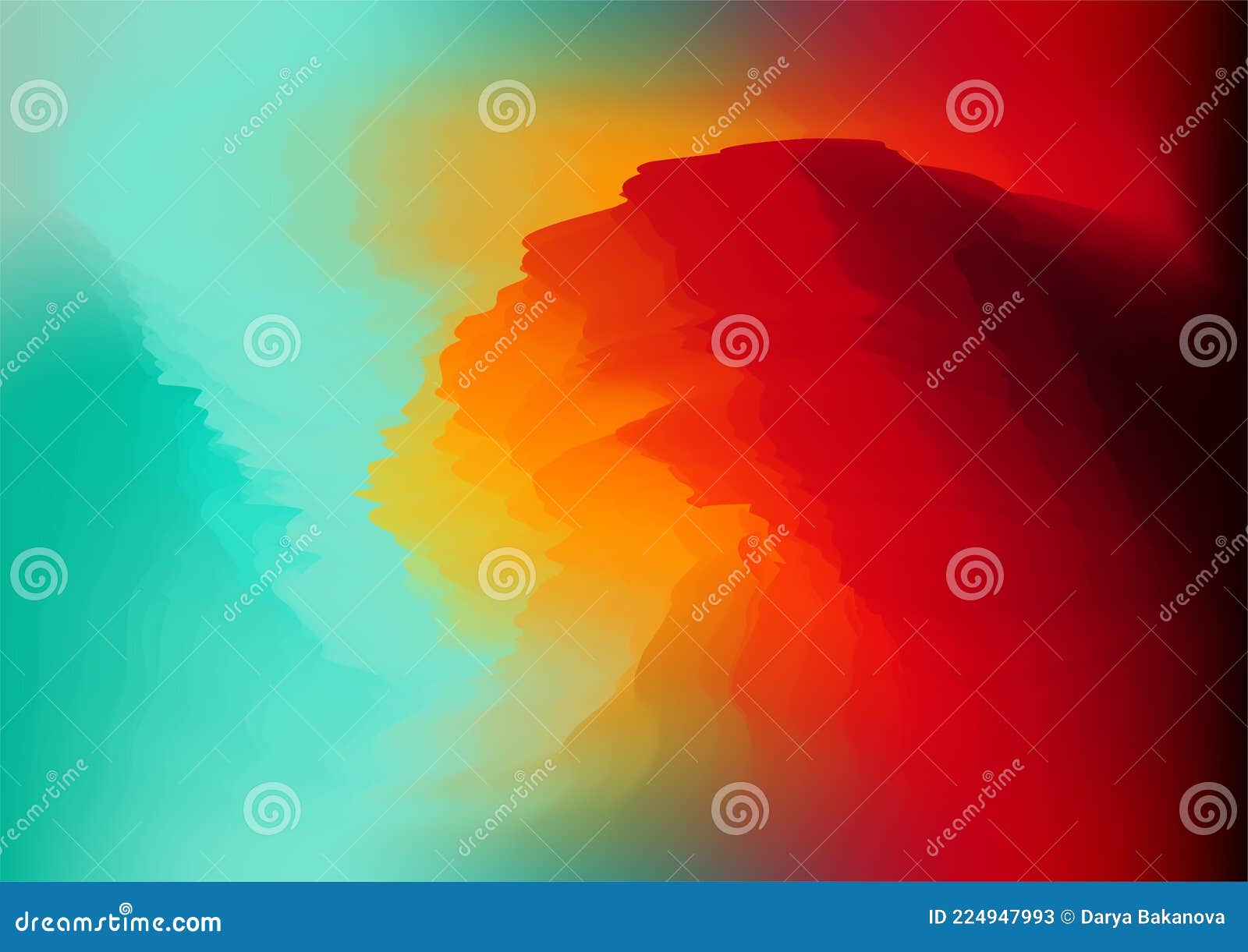 Vivid Abstract Gradient Background, Vector Stock Vector - Illustration ...