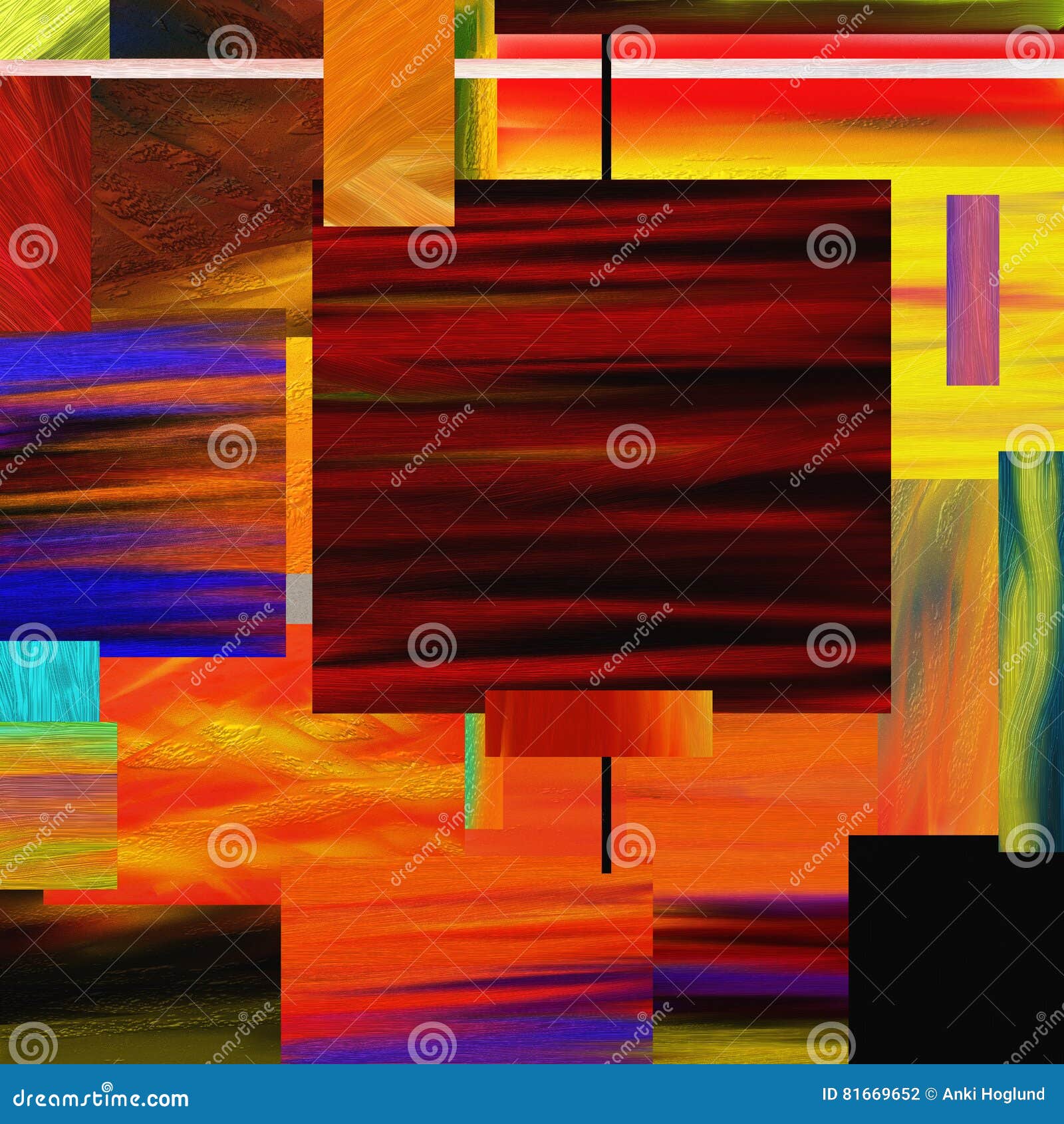 Vivid abstract squares stock illustration. Illustration of black - 81669652