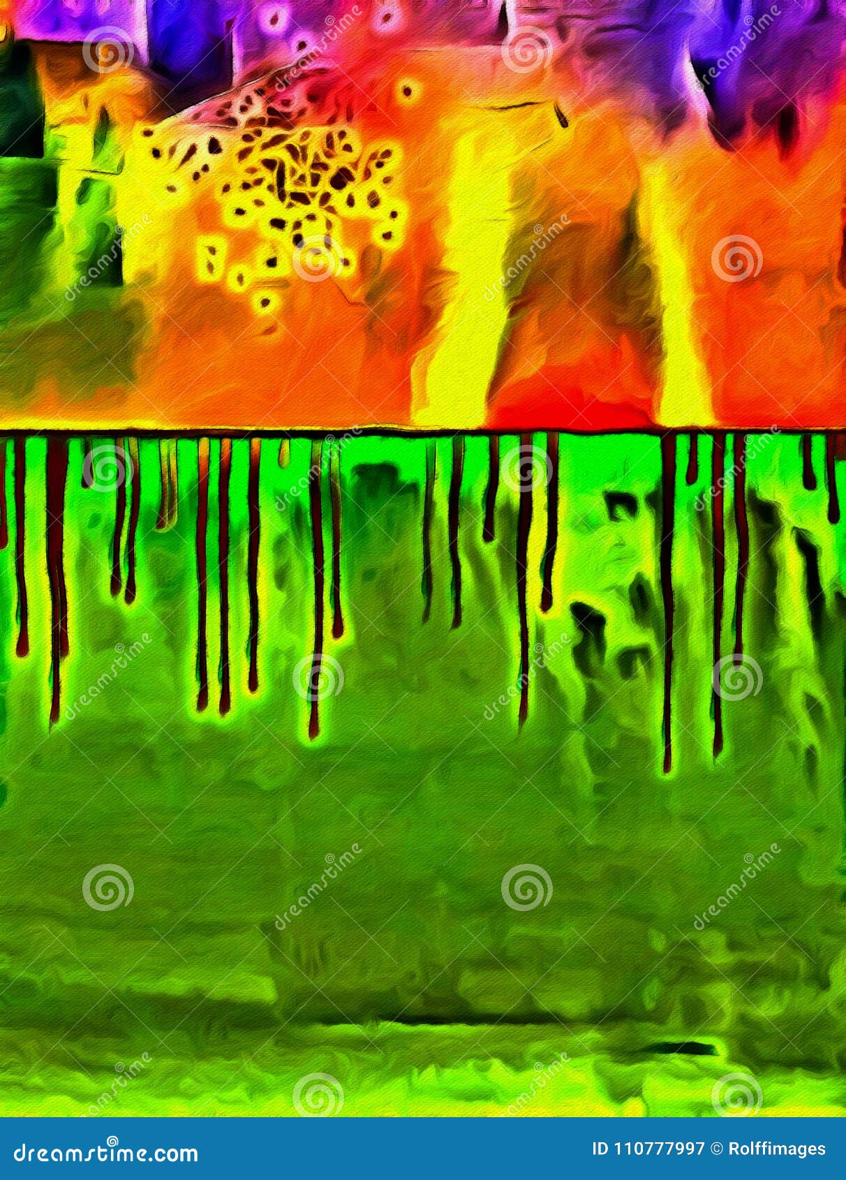 Vivid Abstract stock illustration. Illustration of canvas - 110777997