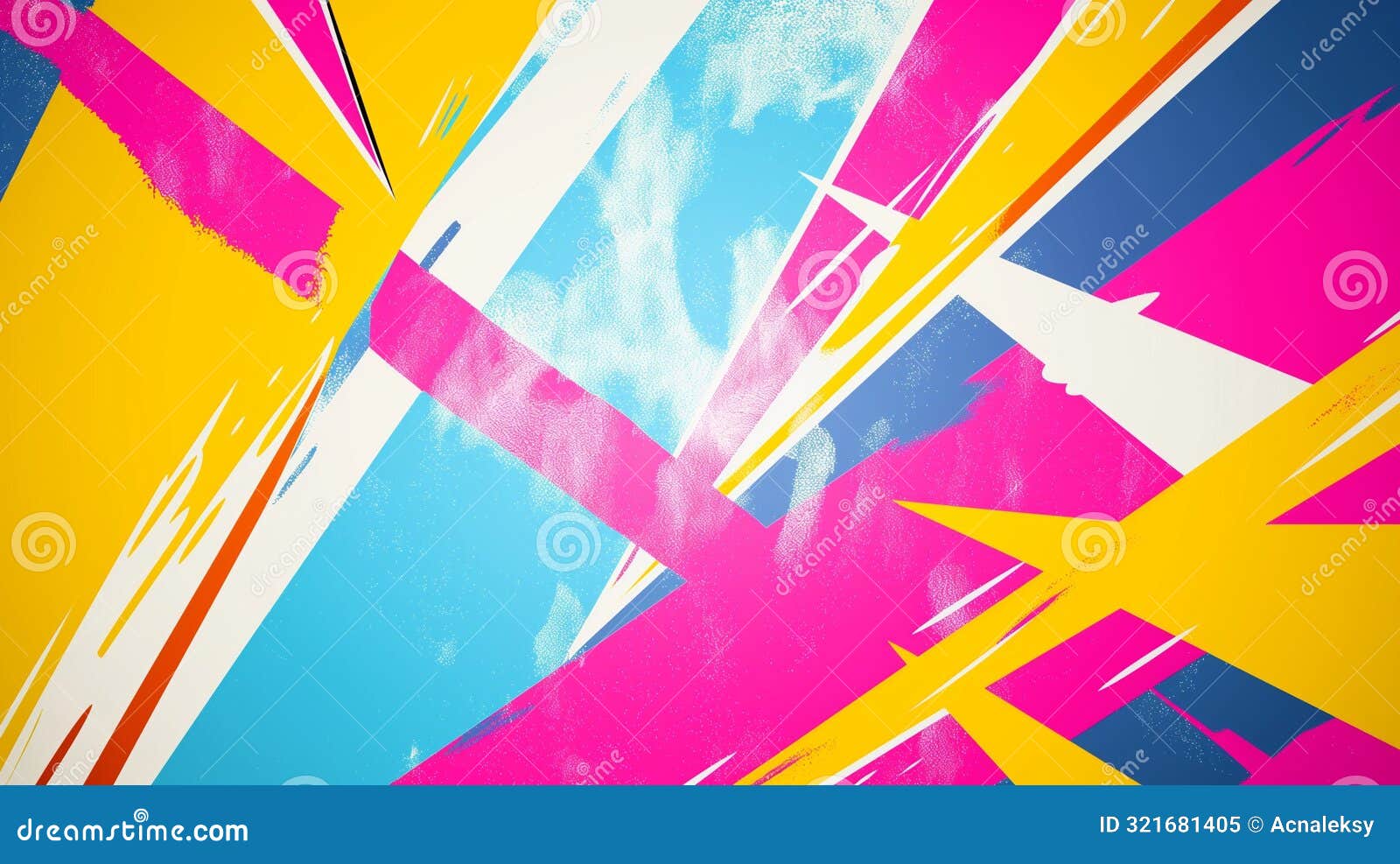 Vivid Abstract Wallpaper Pop Art Background that Create the Effect of ...