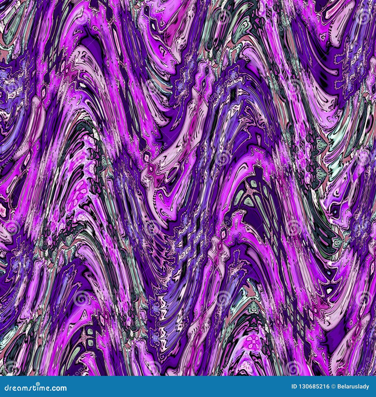 Vivid Abstract Background with Waves Elements in Violet Color Stock ...