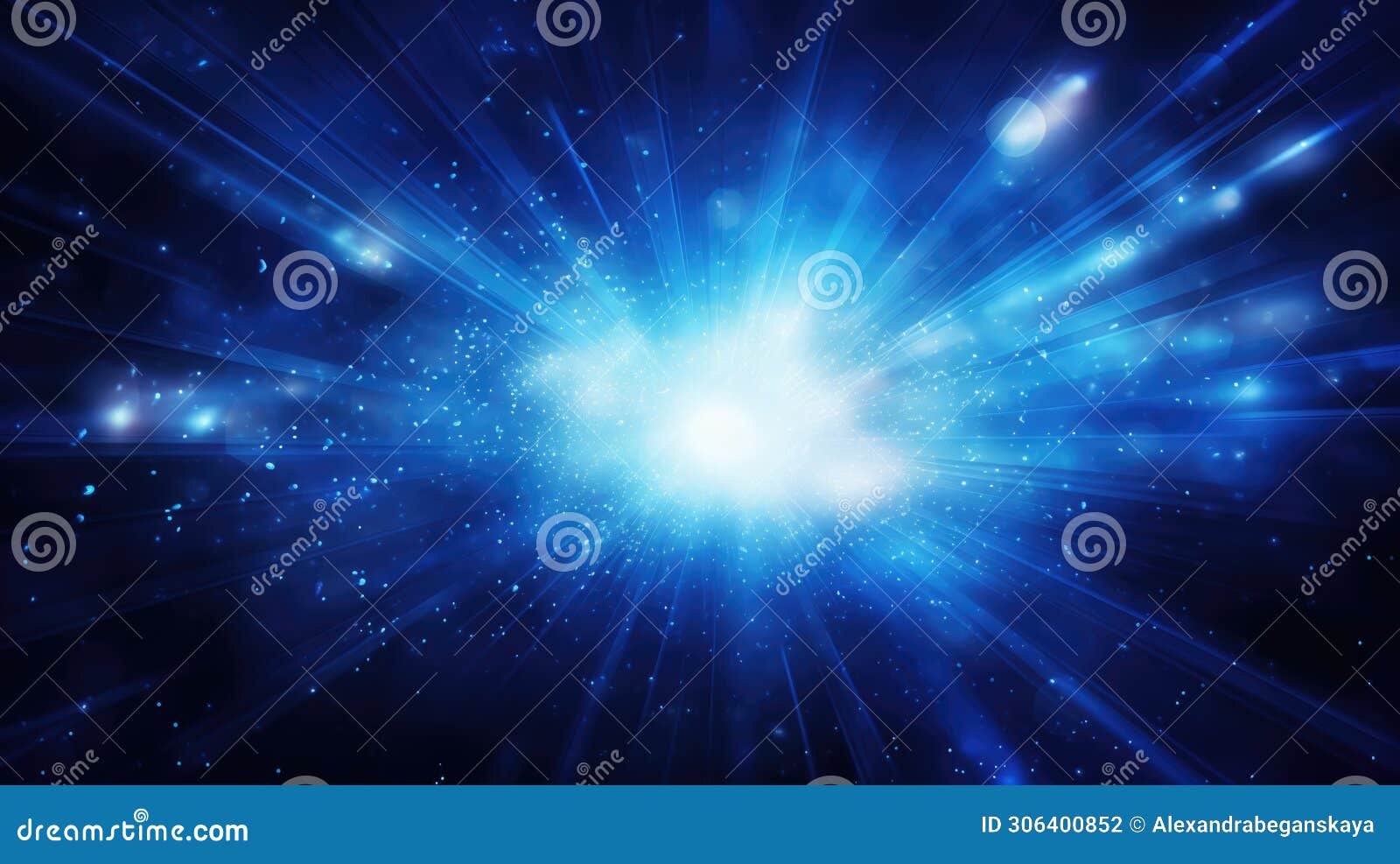 Cosmic Burst in Deep Space stock illustration. Illustration of ...