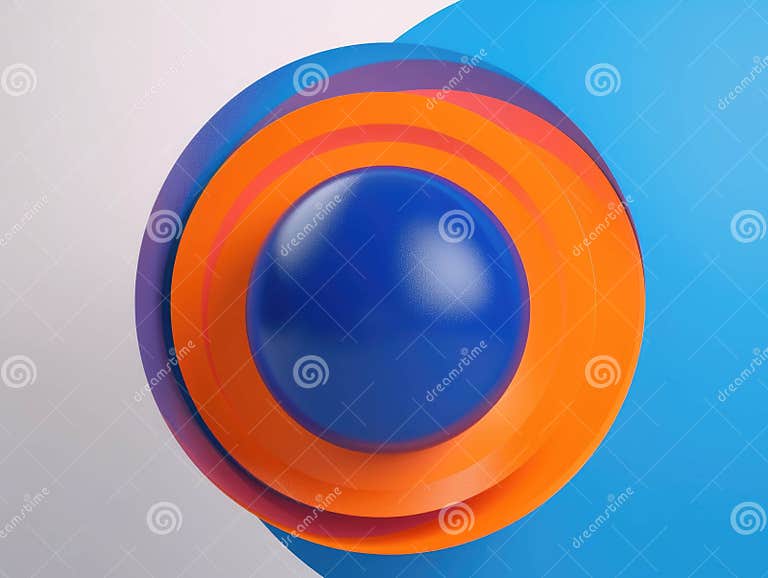 A Vivid Blue and Orange Circle Creating a Strong Visual Statement for ... A Vivid Blue and Orange Circle Creating a Strong Visual Statement for ...