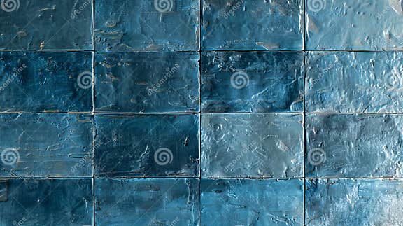Vivid Blue Painted Texture Features Distinct Variations in Color and ...