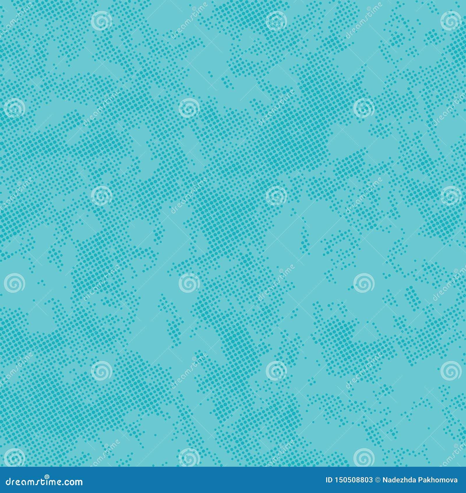 Vivid Blue Vector Texture, Abstract Distress Background, Halftone Dots ...