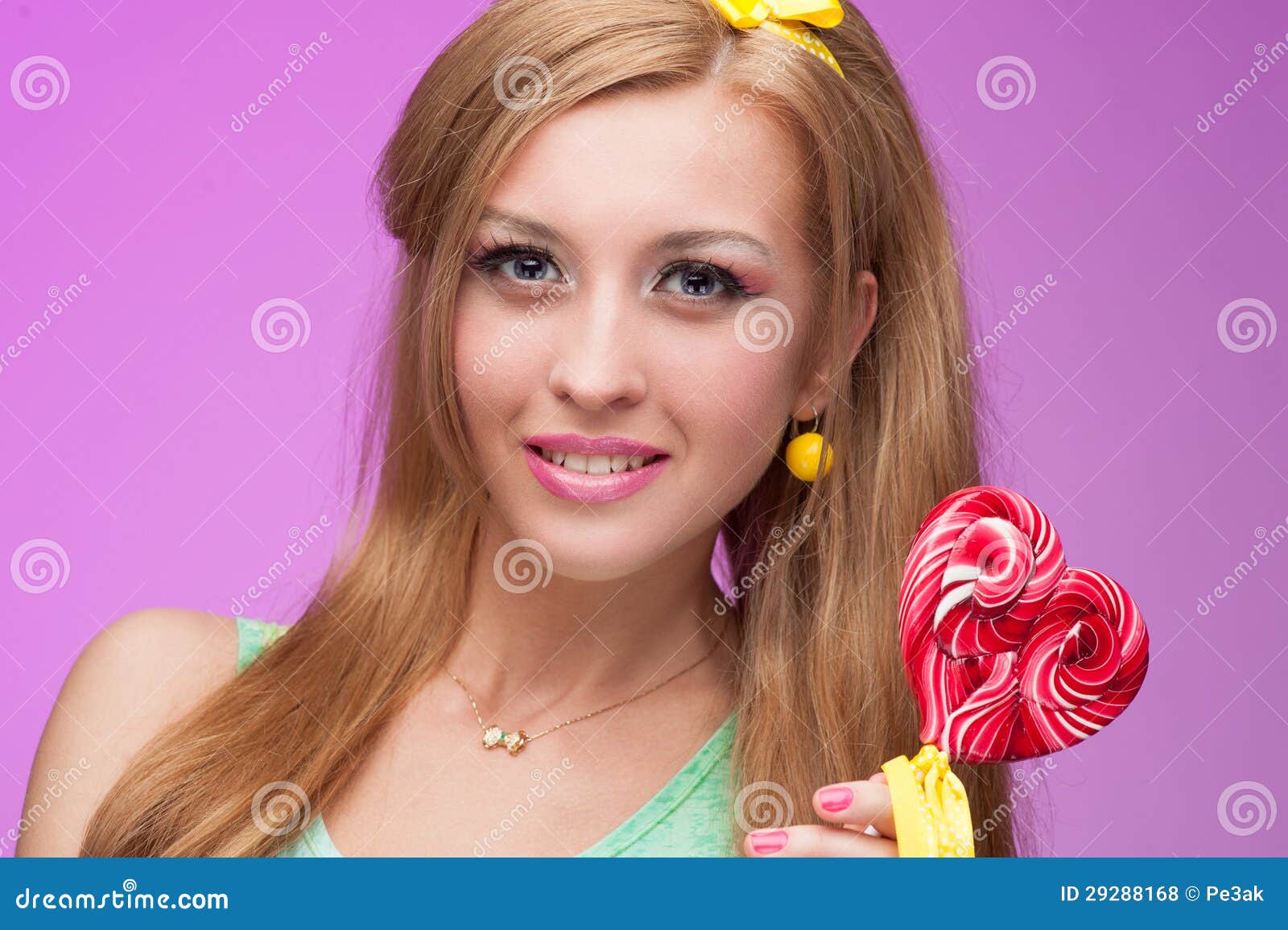 Vivid candy girl stock photo. Image of holding, caucasian - 29288168