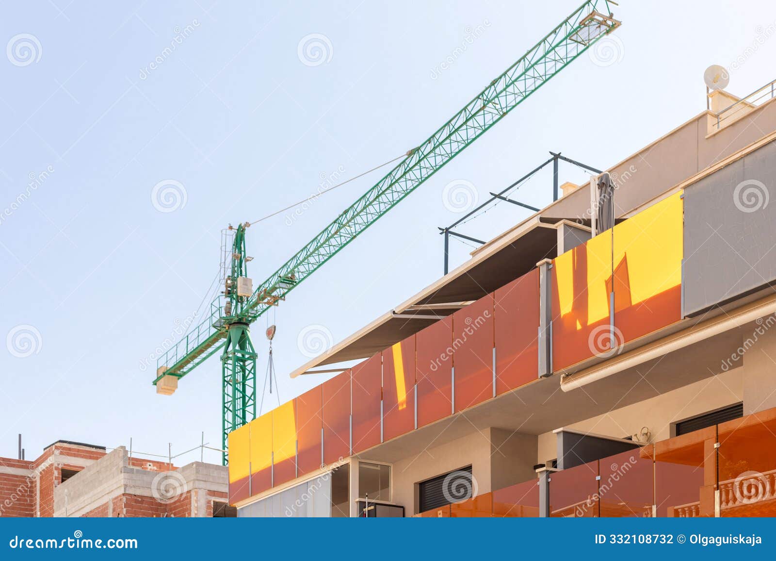 Vivid Capture of Construction Site Showcasing Building in Progress with ...