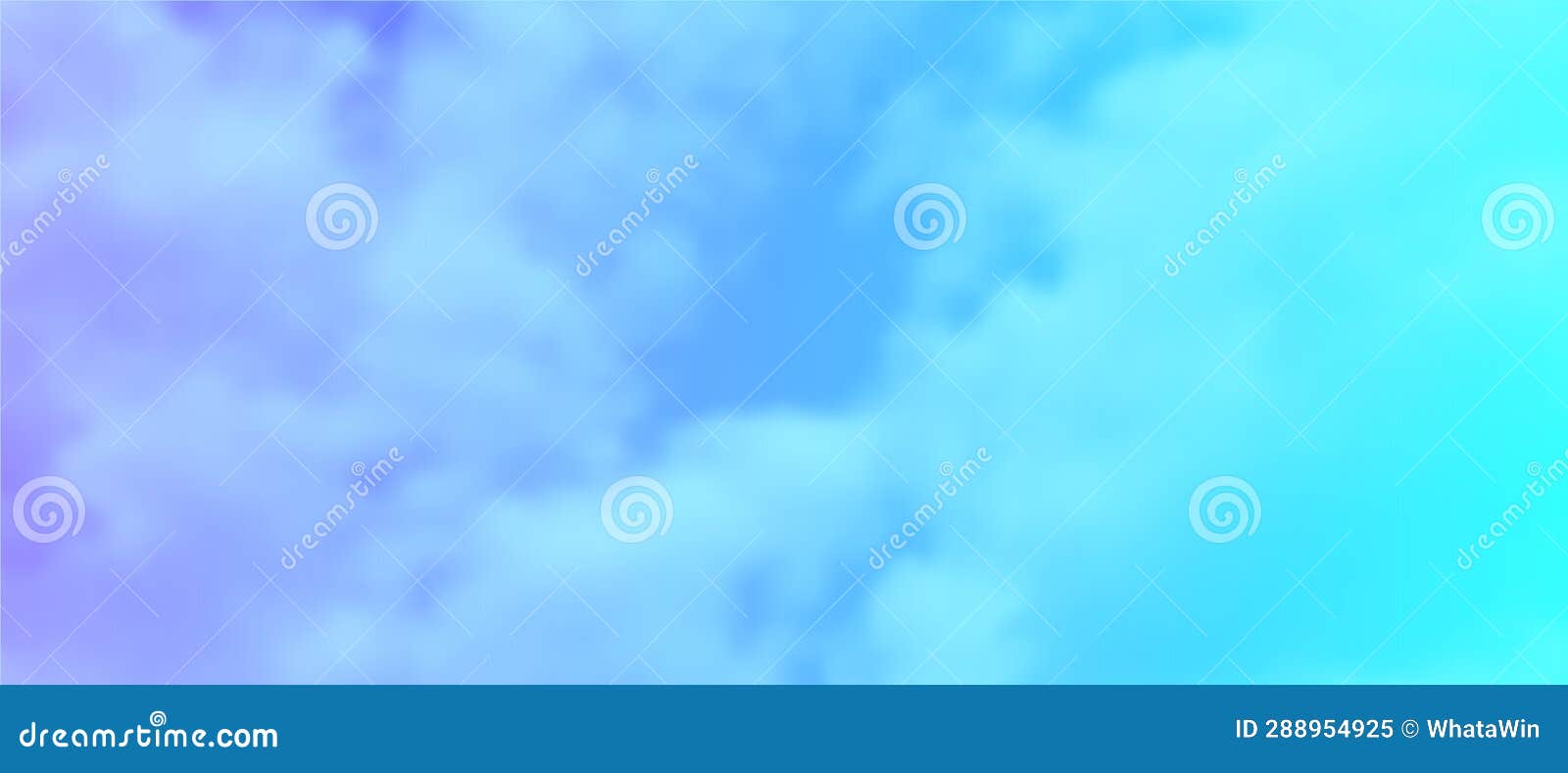 Vivid Colored Aesthetic Sky Background. Realistic Vector Clouds Stock ...