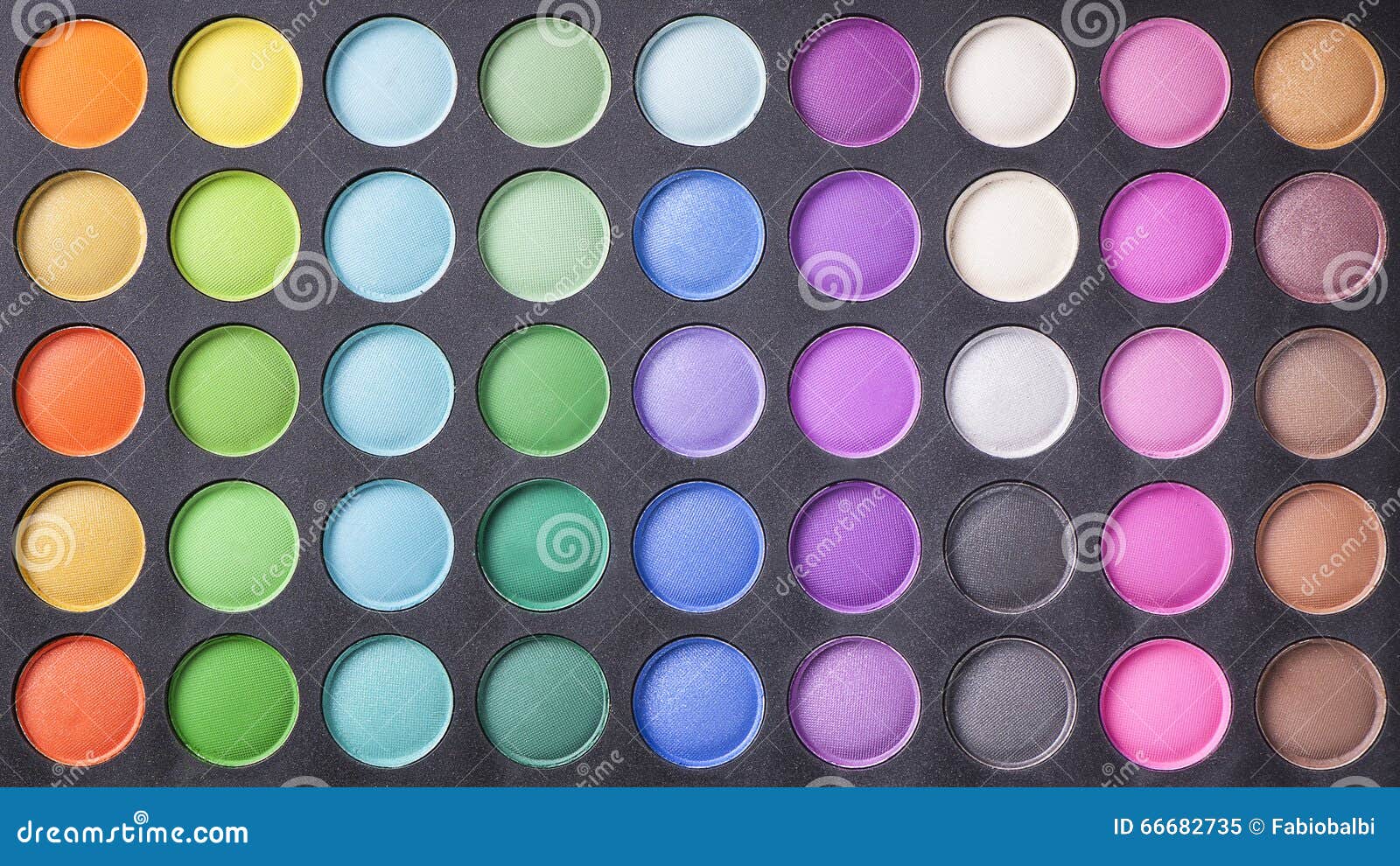 Vivid colored eye makeup stock image. Image of purple - 66682735