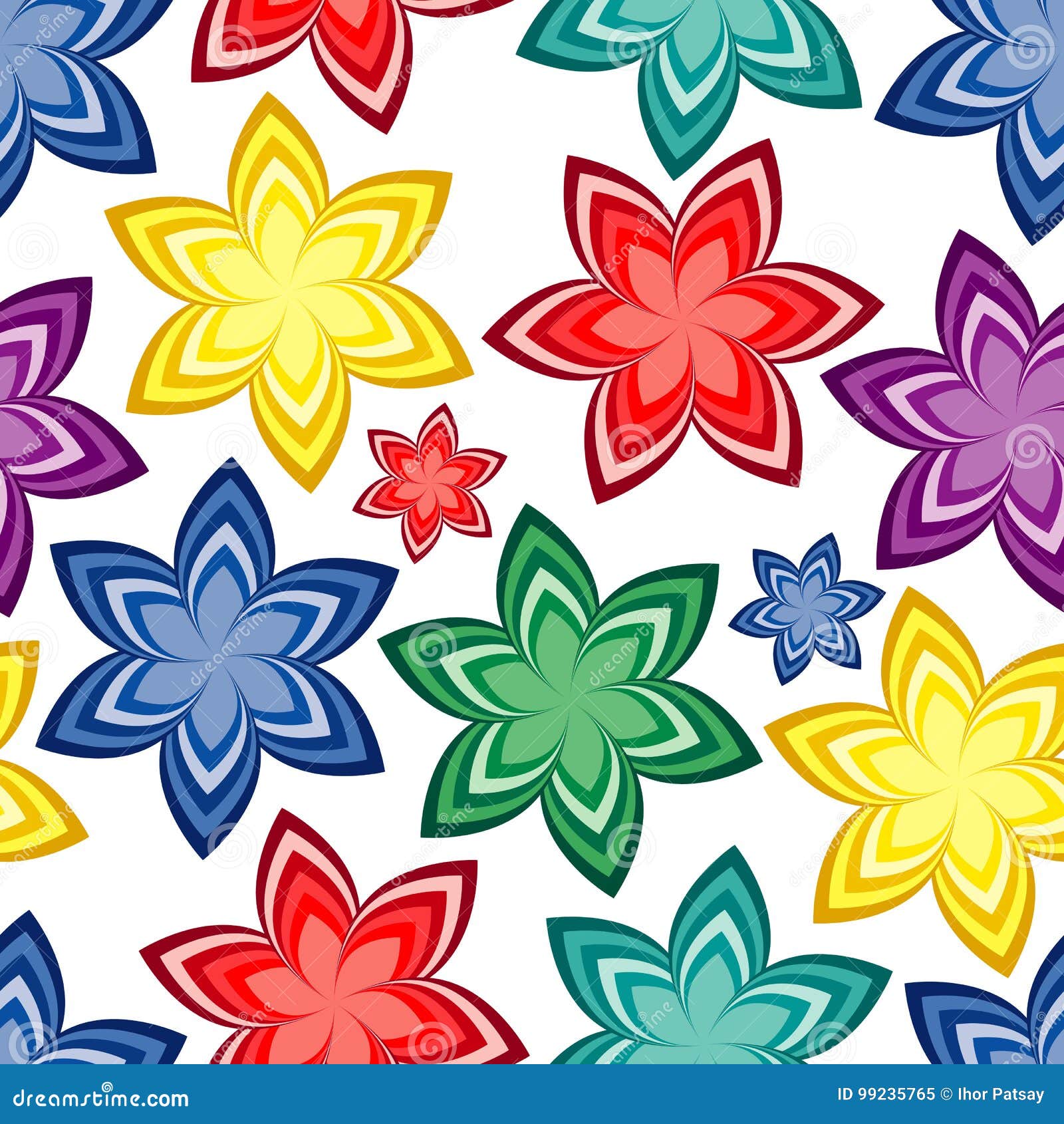Seamless vivid pattern stock vector. Illustration of pattern - 99235765