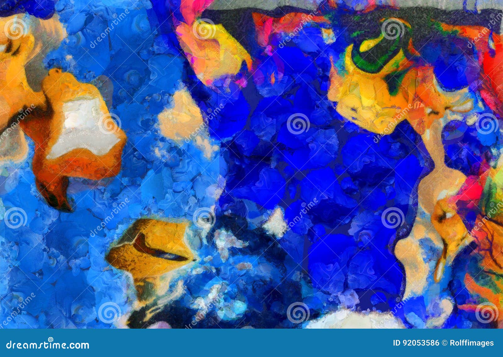 Vivid colors stock illustration. Illustration of sketch - 92053586