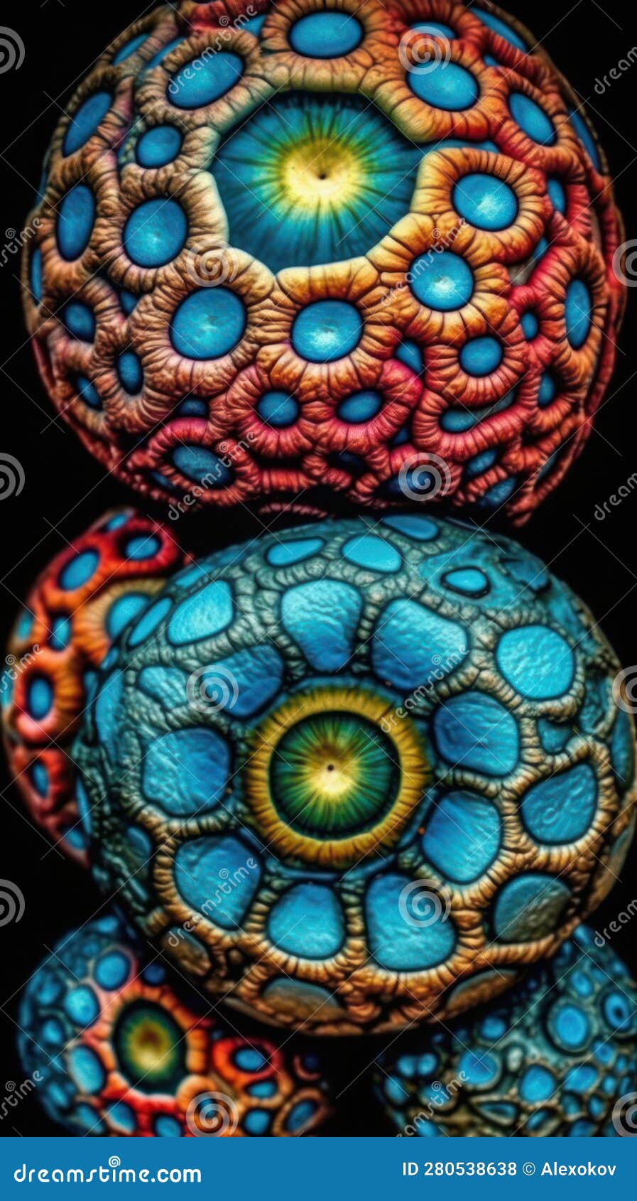 Vivid Colors of Cell Division: a Highly Detailed Electron Microscope ...