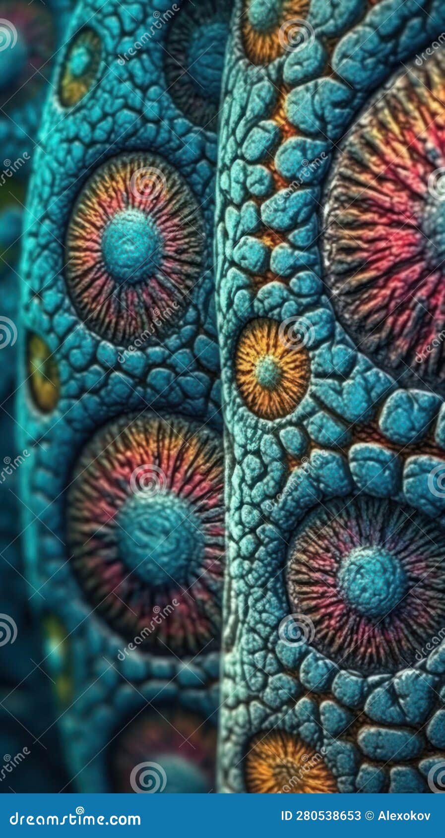 Vivid Colors of Cell Division: a Highly Detailed Electron Microscope ...