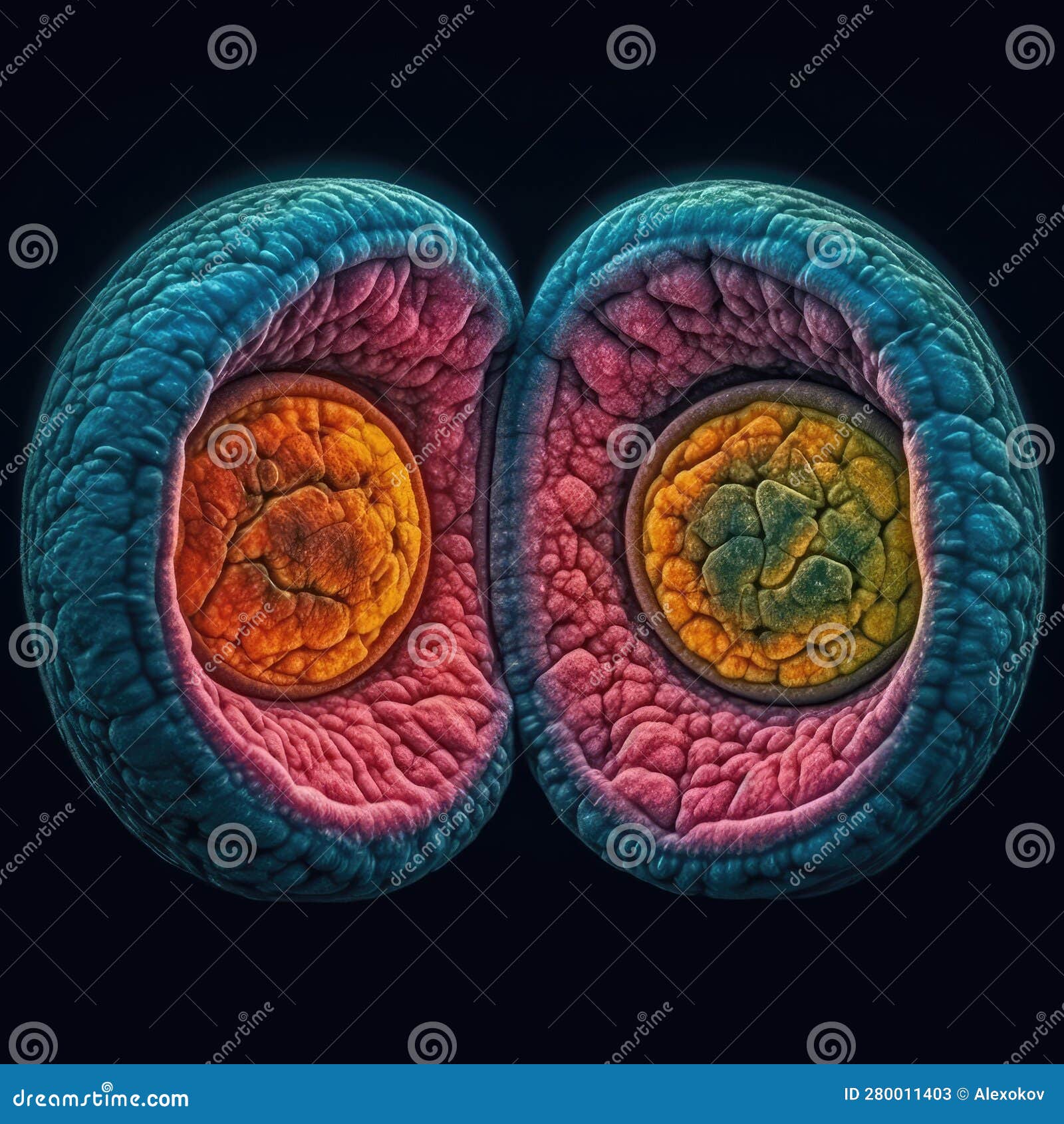 Vivid Colors of Cell Division: a Highly Detailed View from an Electron ...