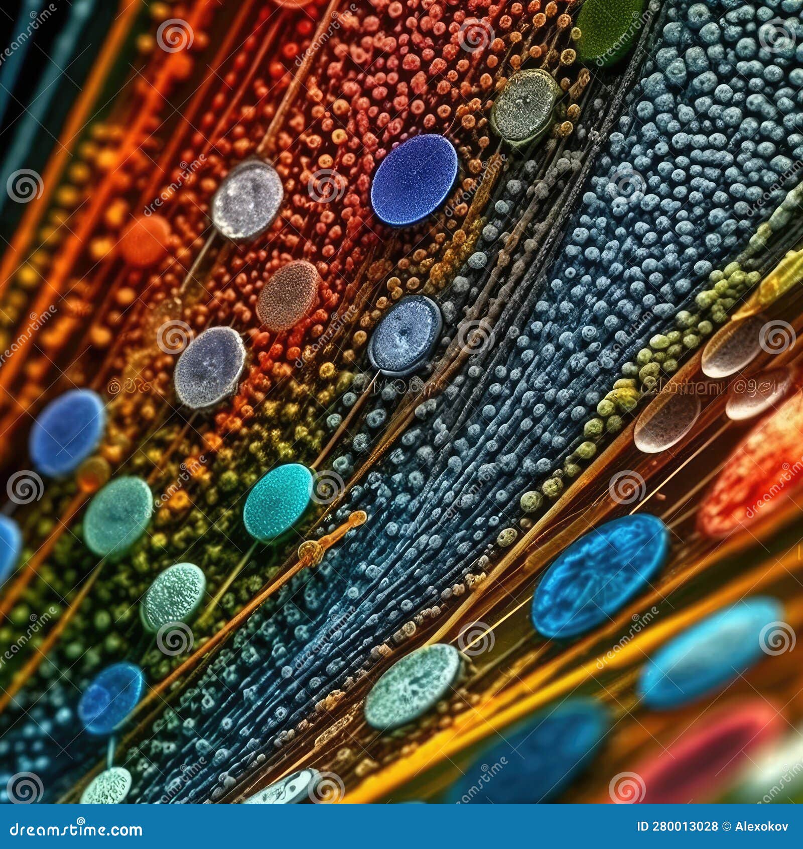 Vivid Colors of Diatoms Under the Electron Microscope. Perfect for ...