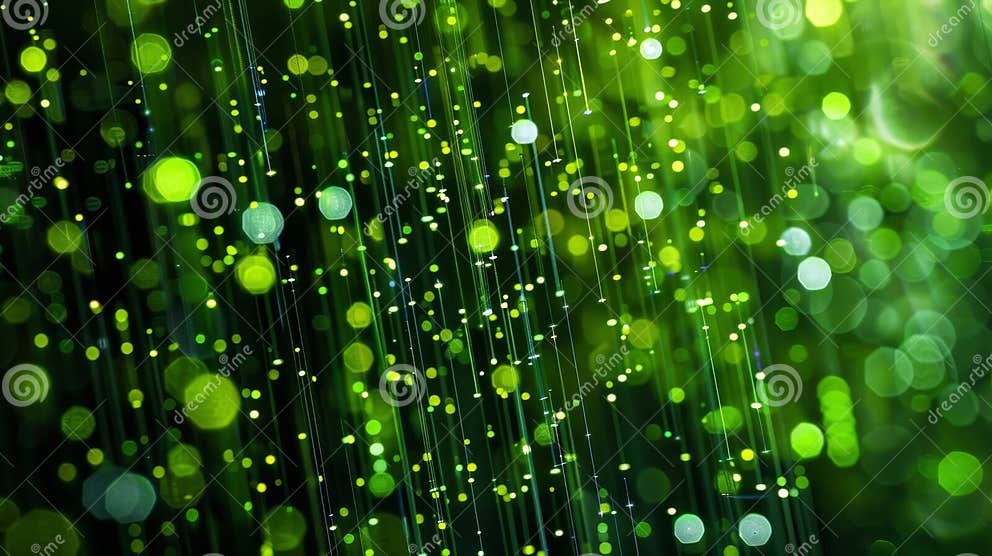 Vivid Data Flow Symbolizing Information Overload and Quest for Meaning ...