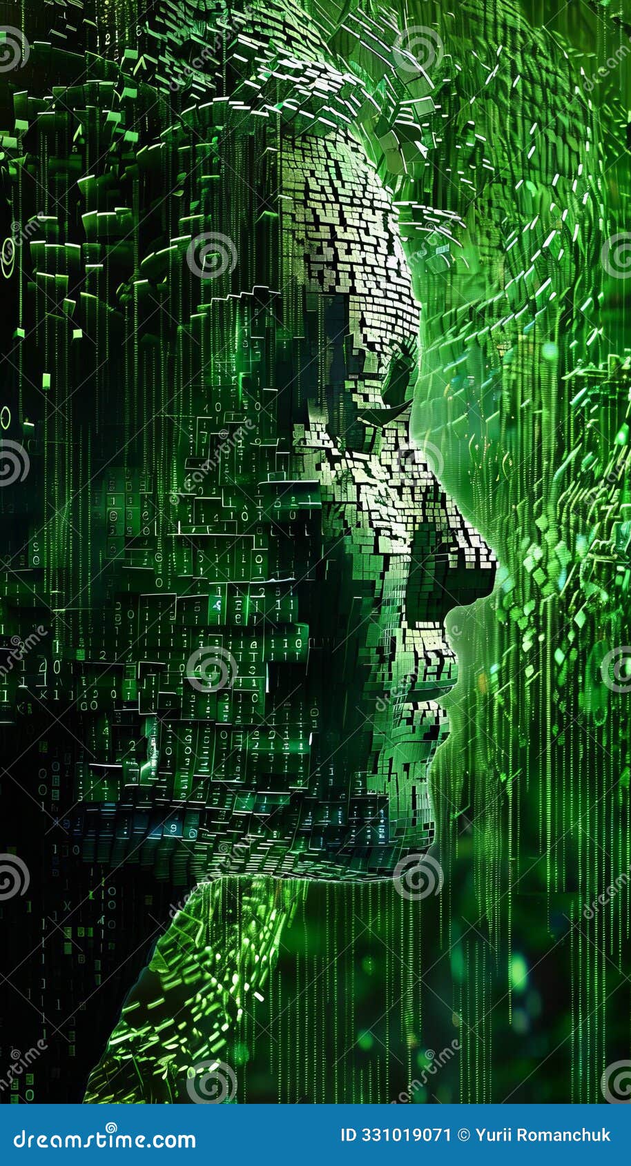 Vivid Data Flow Symbolizing Information Saturation and Quest for ...