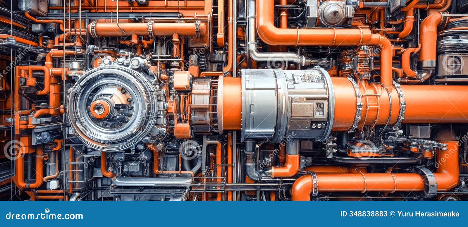 Intricate Mechanical Design Showcases Advanced Engineering with Vibrant ...