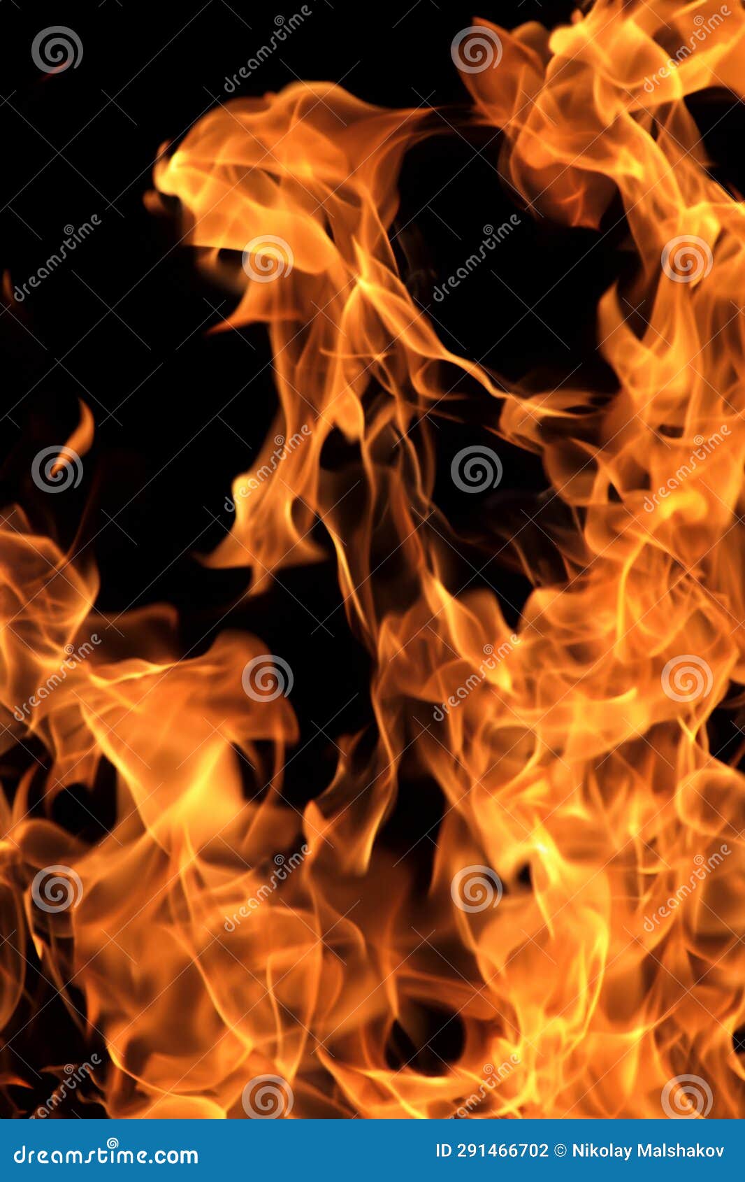 Vivid Flames: Flames on a Dark Surface Stock Photo - Image of design ...