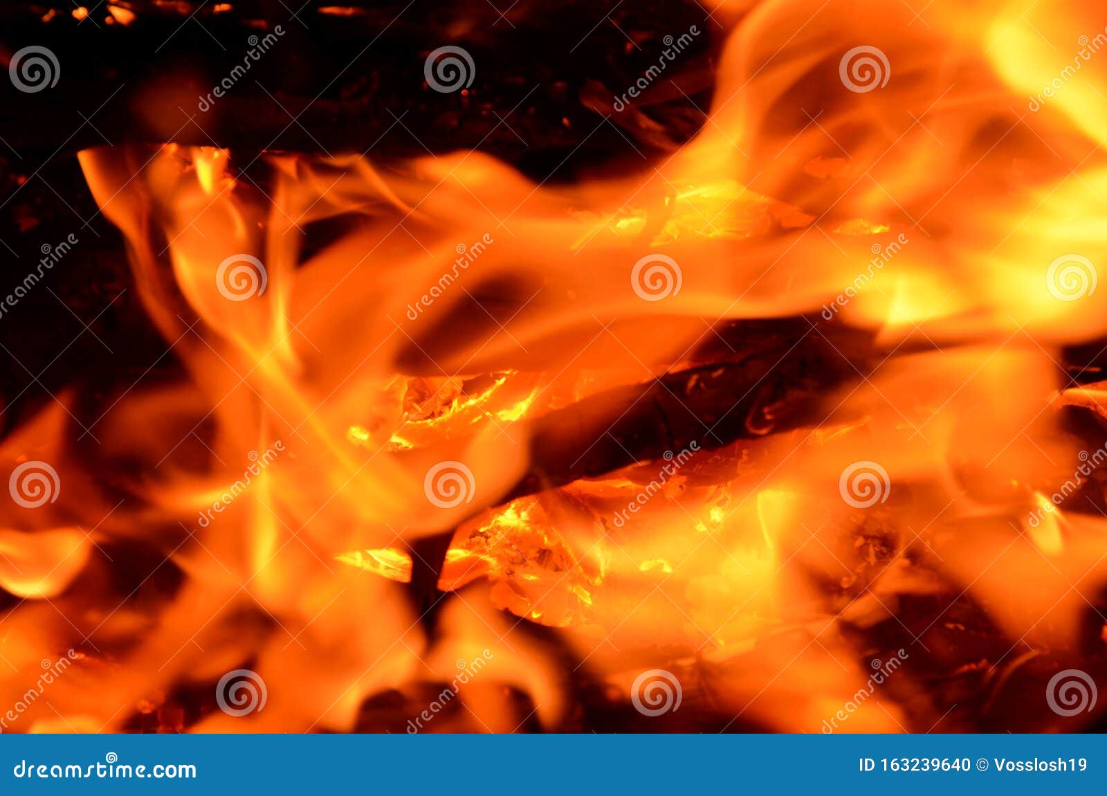 Bright Graphic Resource Consists of a Flame in the Wind. Stock Photo ...