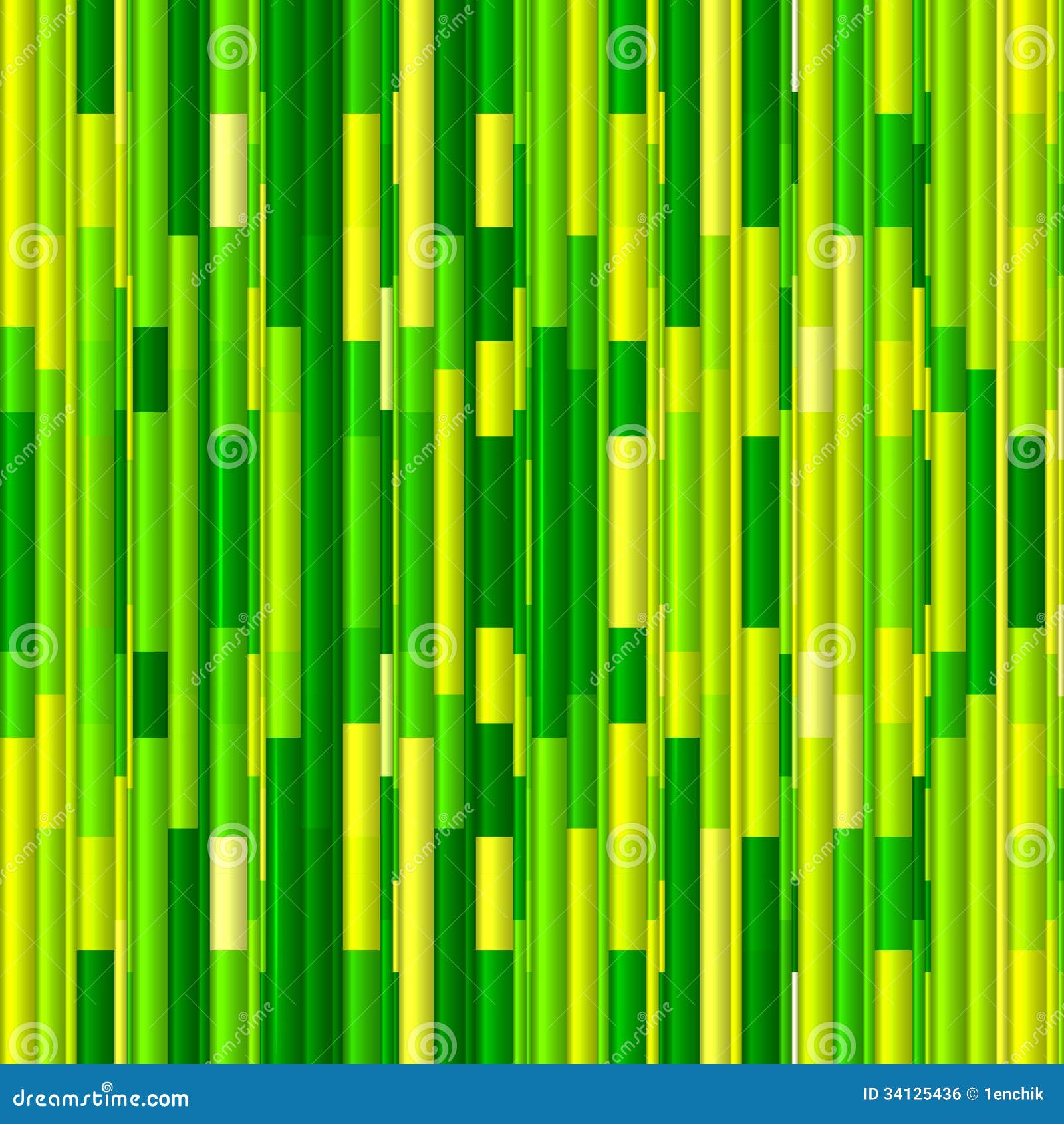 Vivid Green Bamboo Abstract Seamless Pattern Stock Vector ...