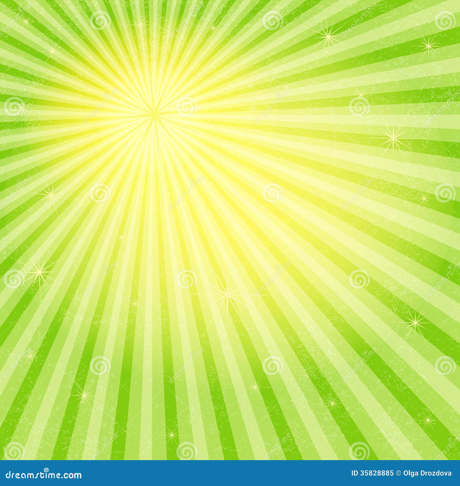 Vivid Grungy Frame with Sun Rays Stock Vector - Illustration of beams ...