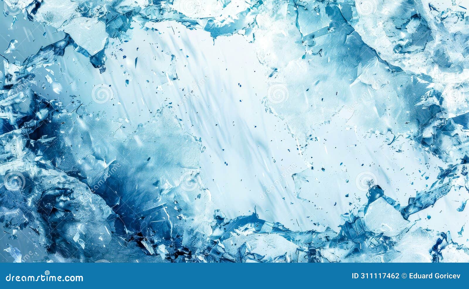 Crystalline Blue Ice Texture Background Stock Photo - Image of abstract ...