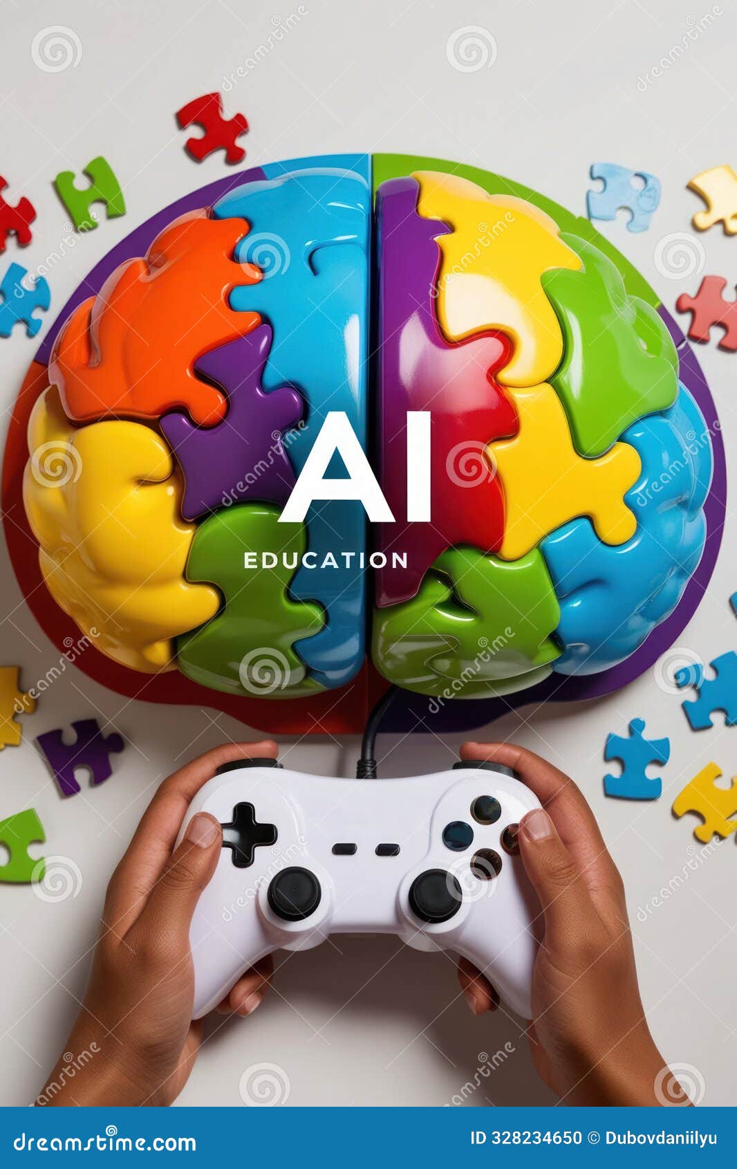 Vivid Image of Children Learning the Basics of Artificial Intelligence ...