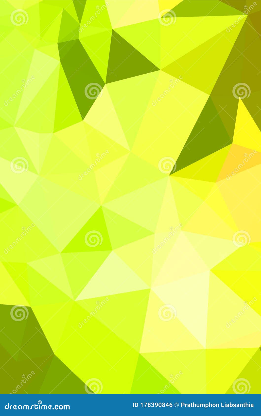 Vivid Light Green Vector Low Poly Crystal Background. Design Pattern ...