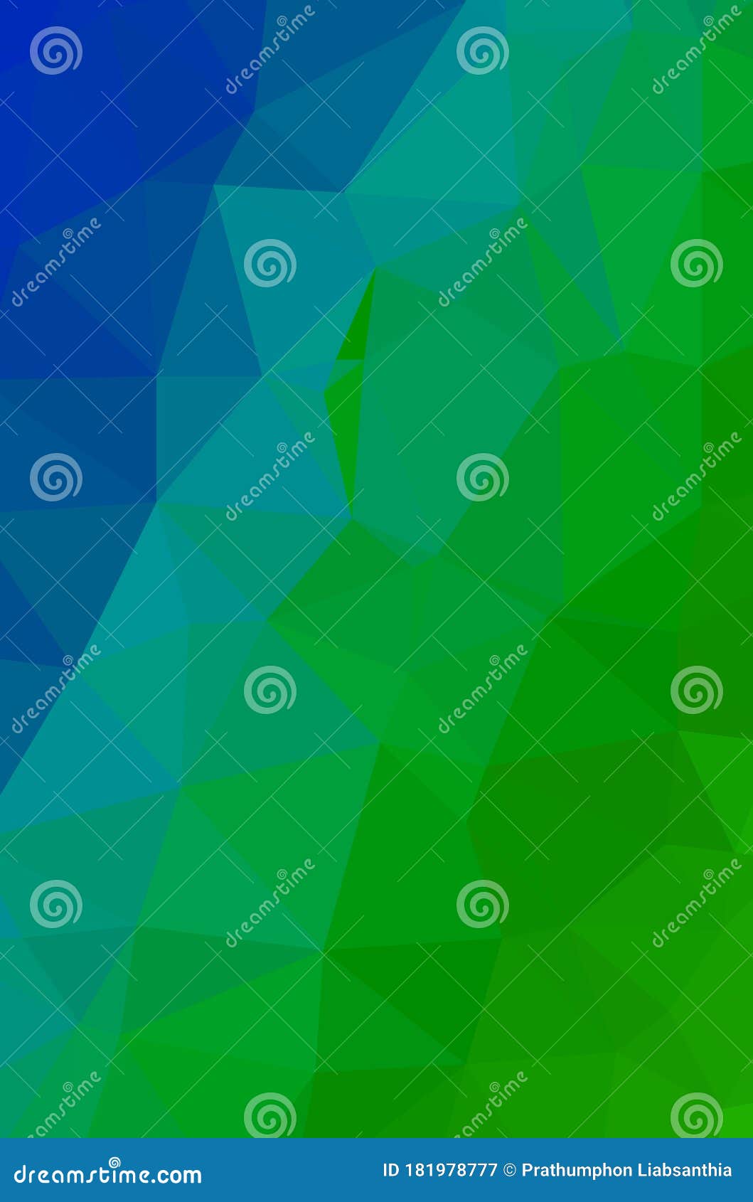 Vivid Light Green Vector Low Poly Crystal Background. Design Pattern ...