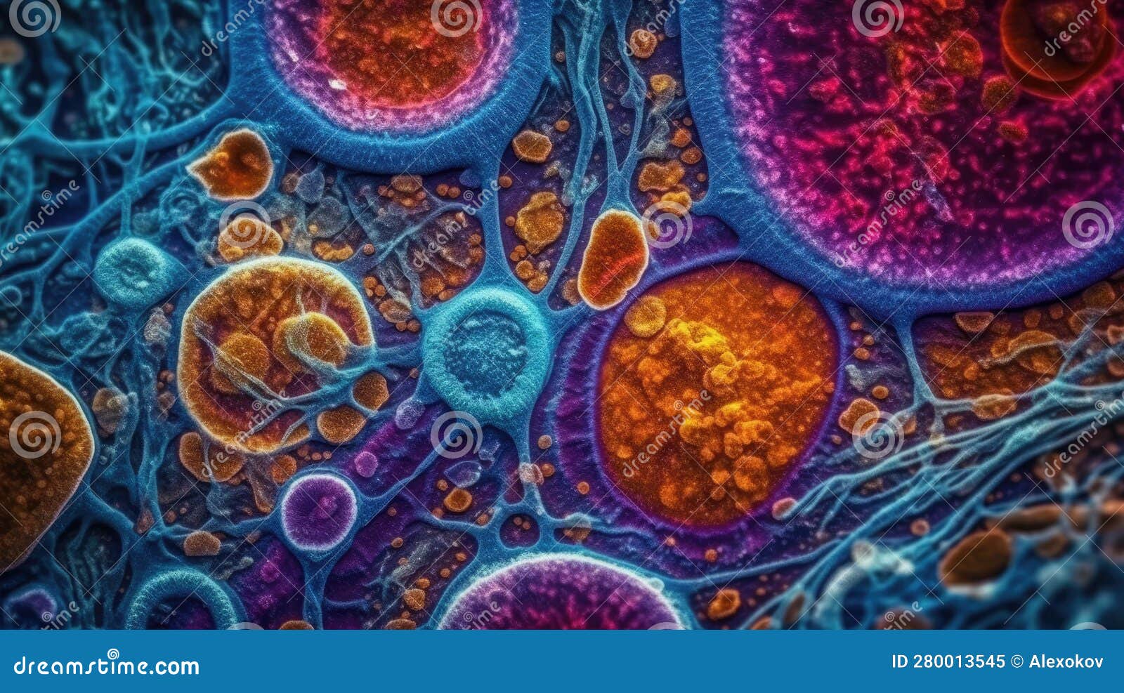 Vivid Microscopic View of Urinary System Cells for Medical ...
