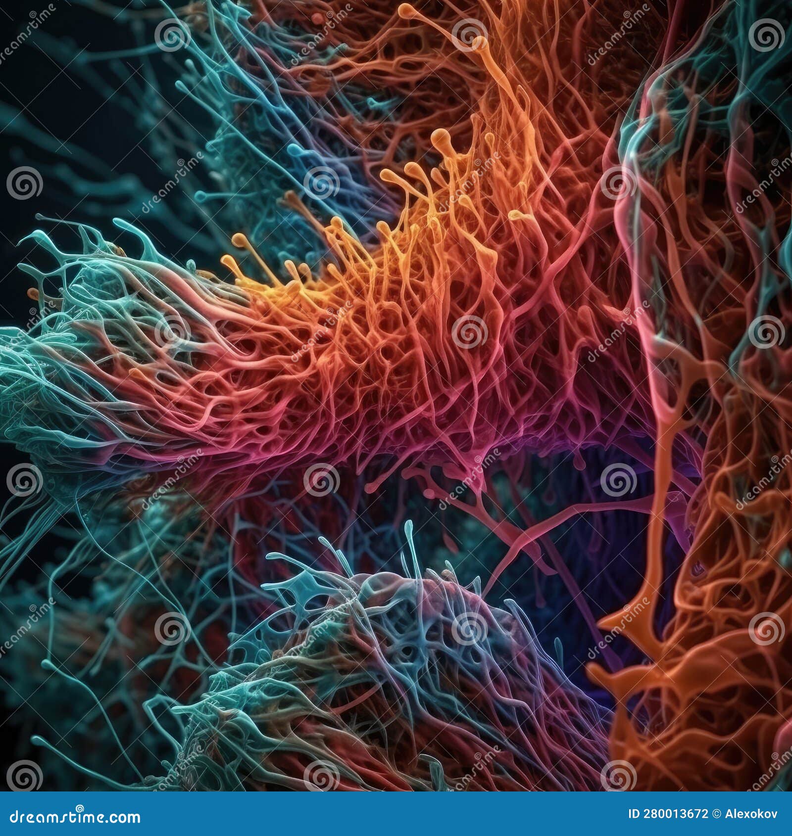 Vivid Cell Signaling Pathways In High Detail. Perfect For Medical ...