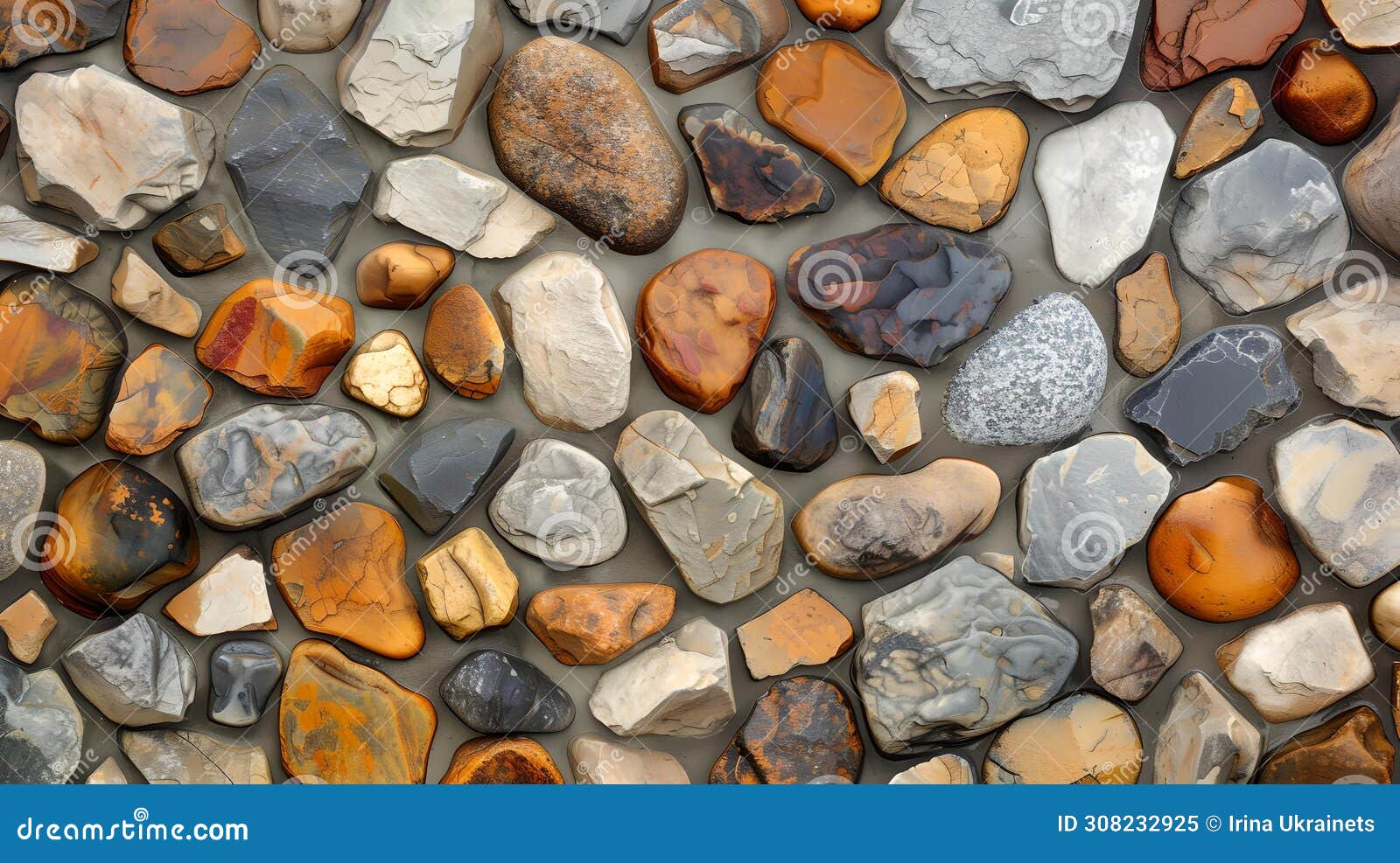 High-definition Seamless Texture of Multicolored Stones. Ideal for ...