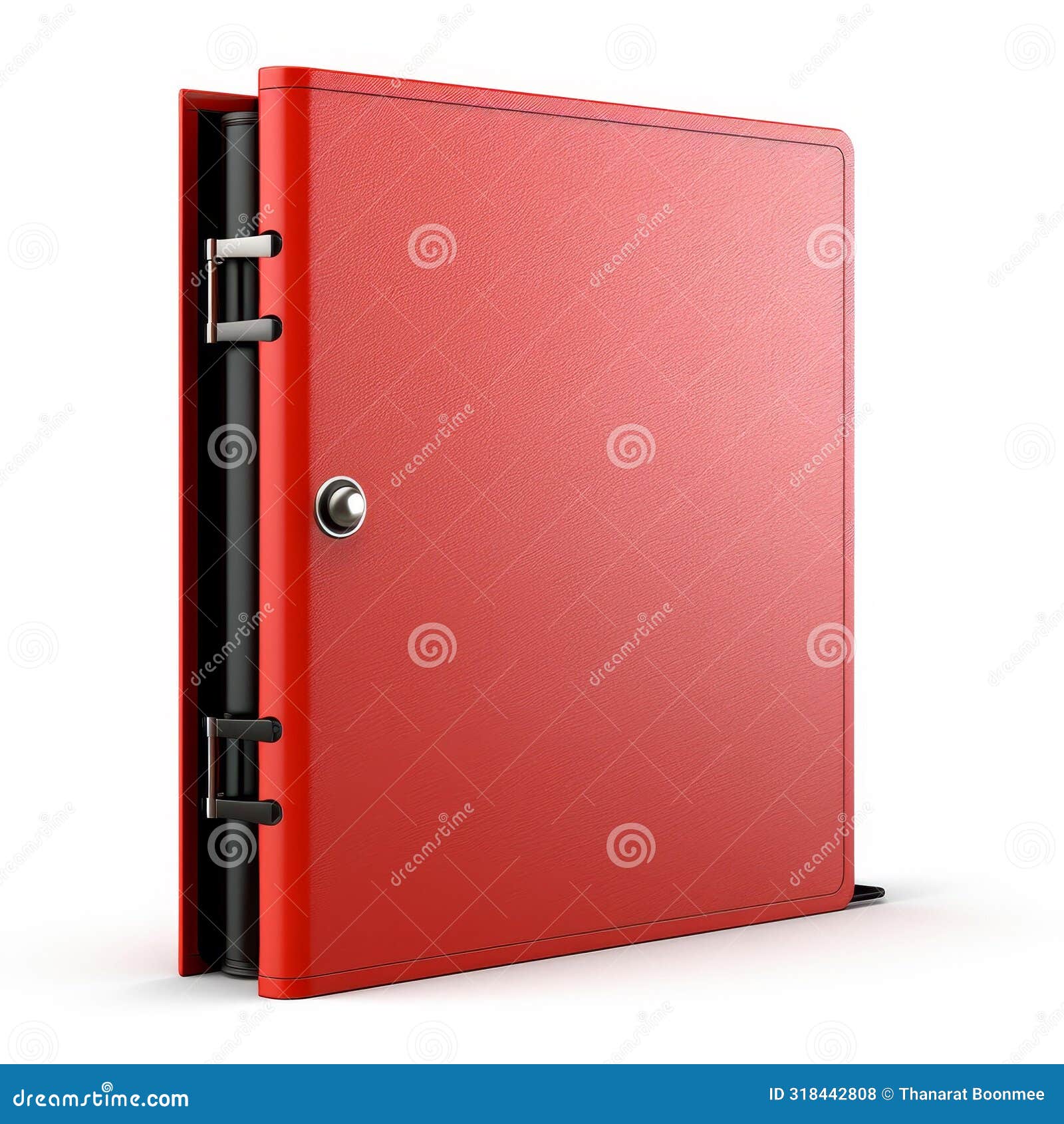 Vivid Office Binder Isolated on a Pristine White Background, Ai ...